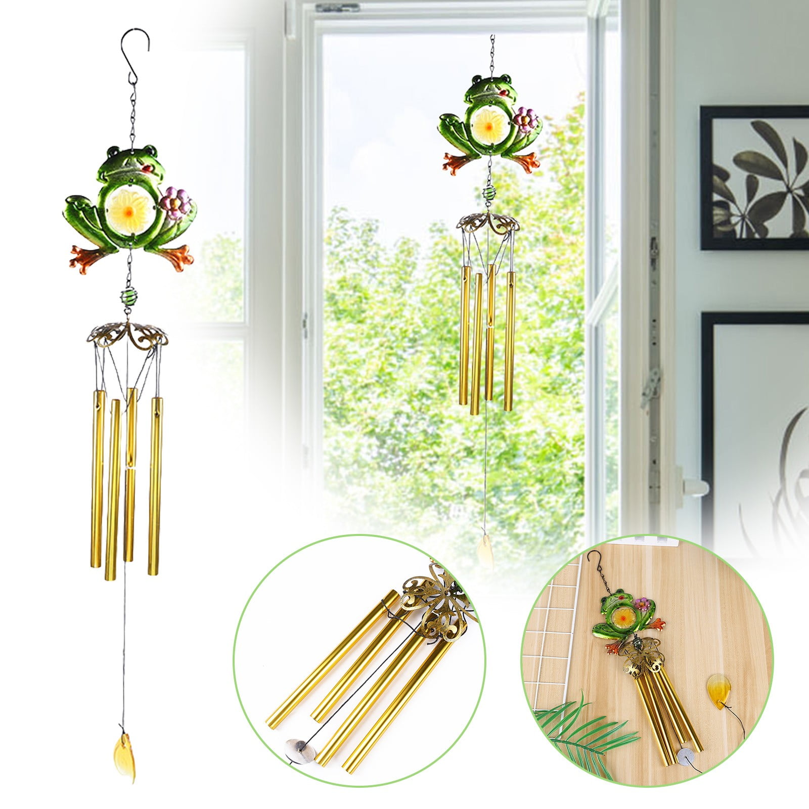 Garden Outdoor 2021 Chimes Yard Hanging Ornament Wind Aluminum Home ...