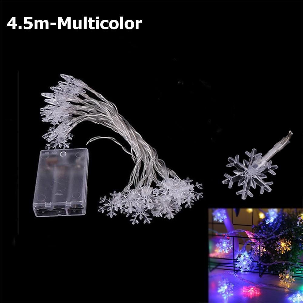 Garden Outdoor Home Decor Battery Operated Warm White Multicolor ...