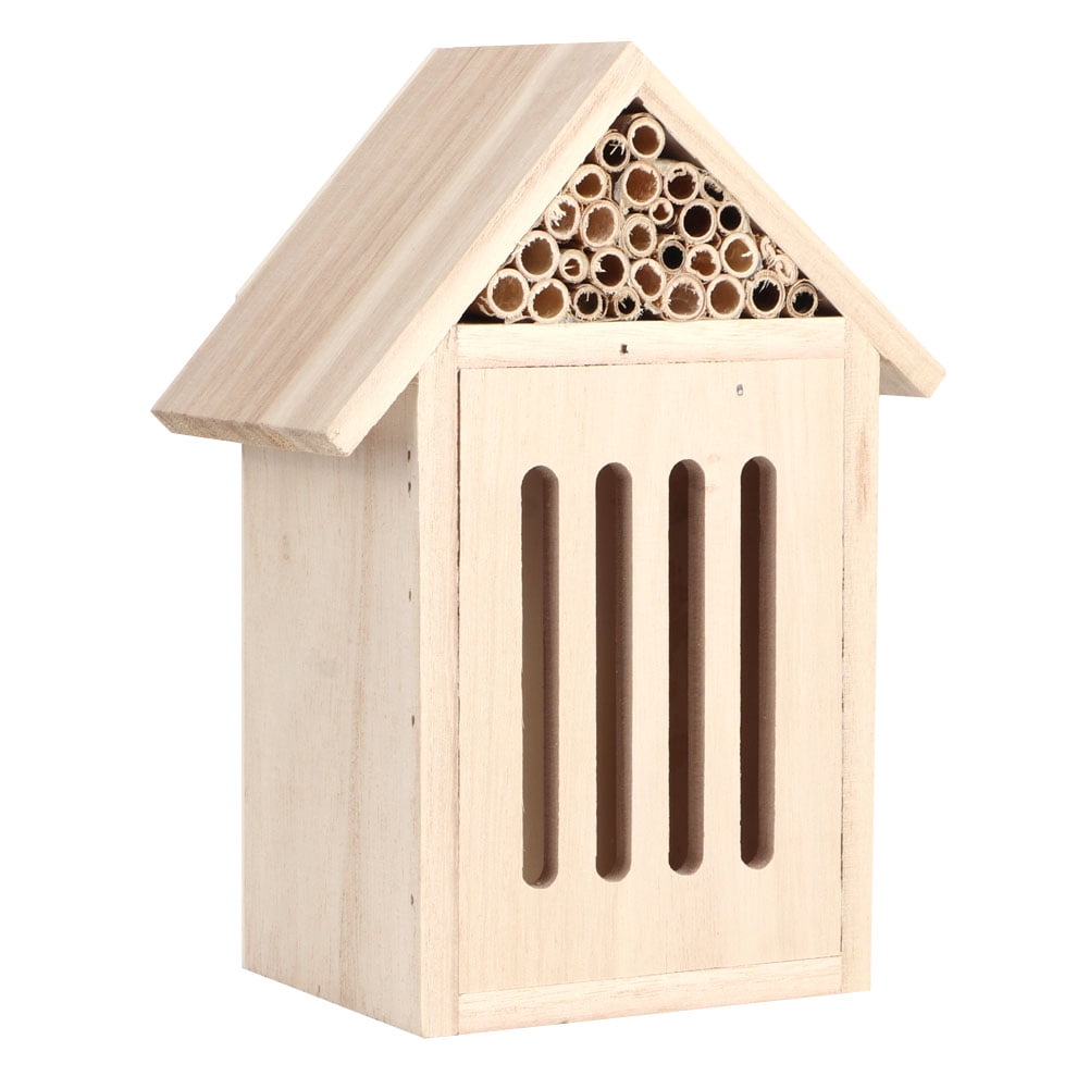 Garden Outdoor Wooden Insect Bee House Wood Bug Room Shelter Nesting ...