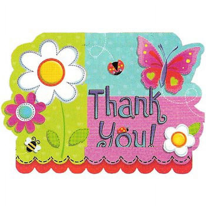 Garden Party Thank You Notes - Walmart.com