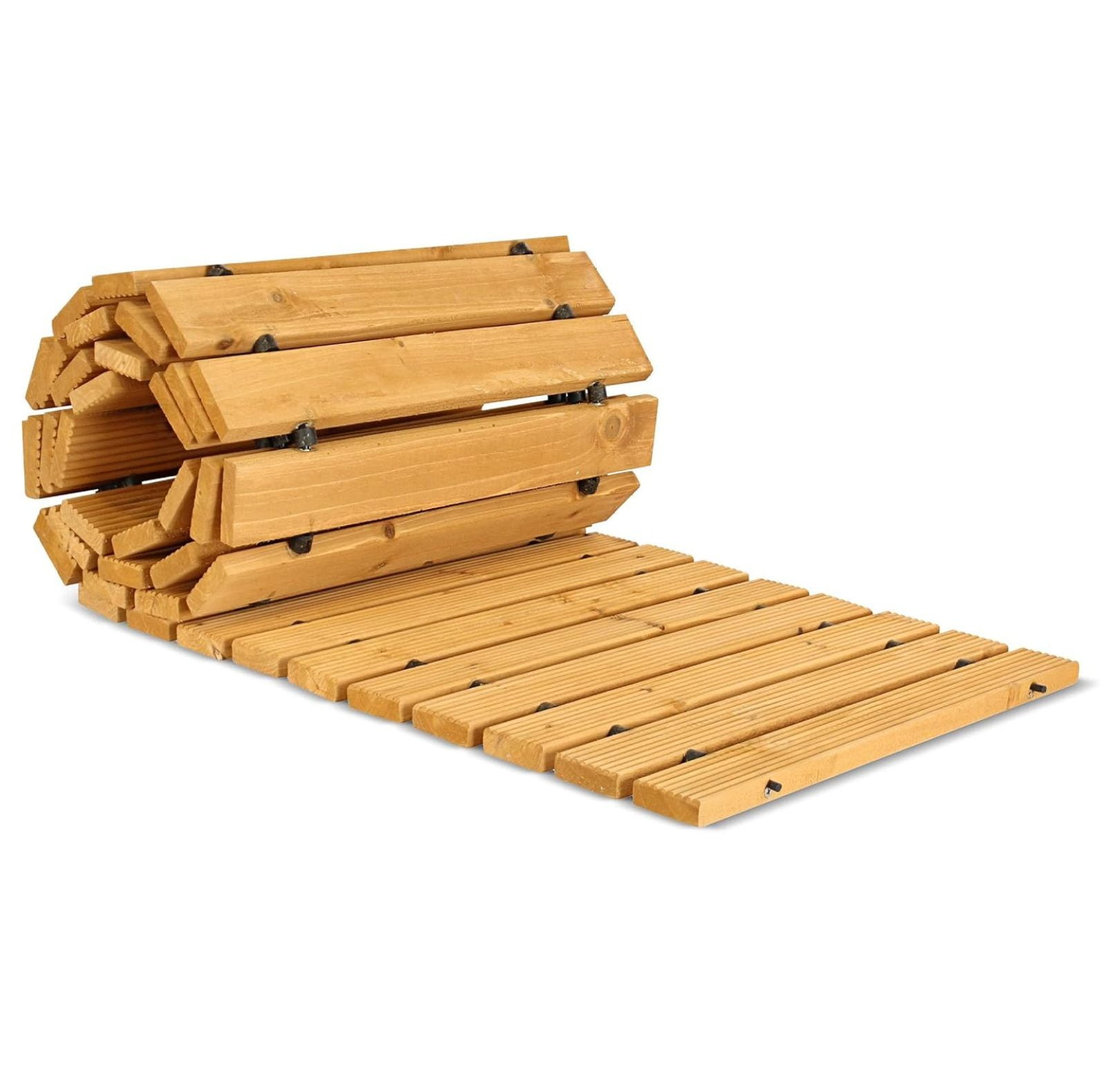 Garden Pathway Wood 8ft Roll Out - Weather Resistant Outdoor Flooring ...