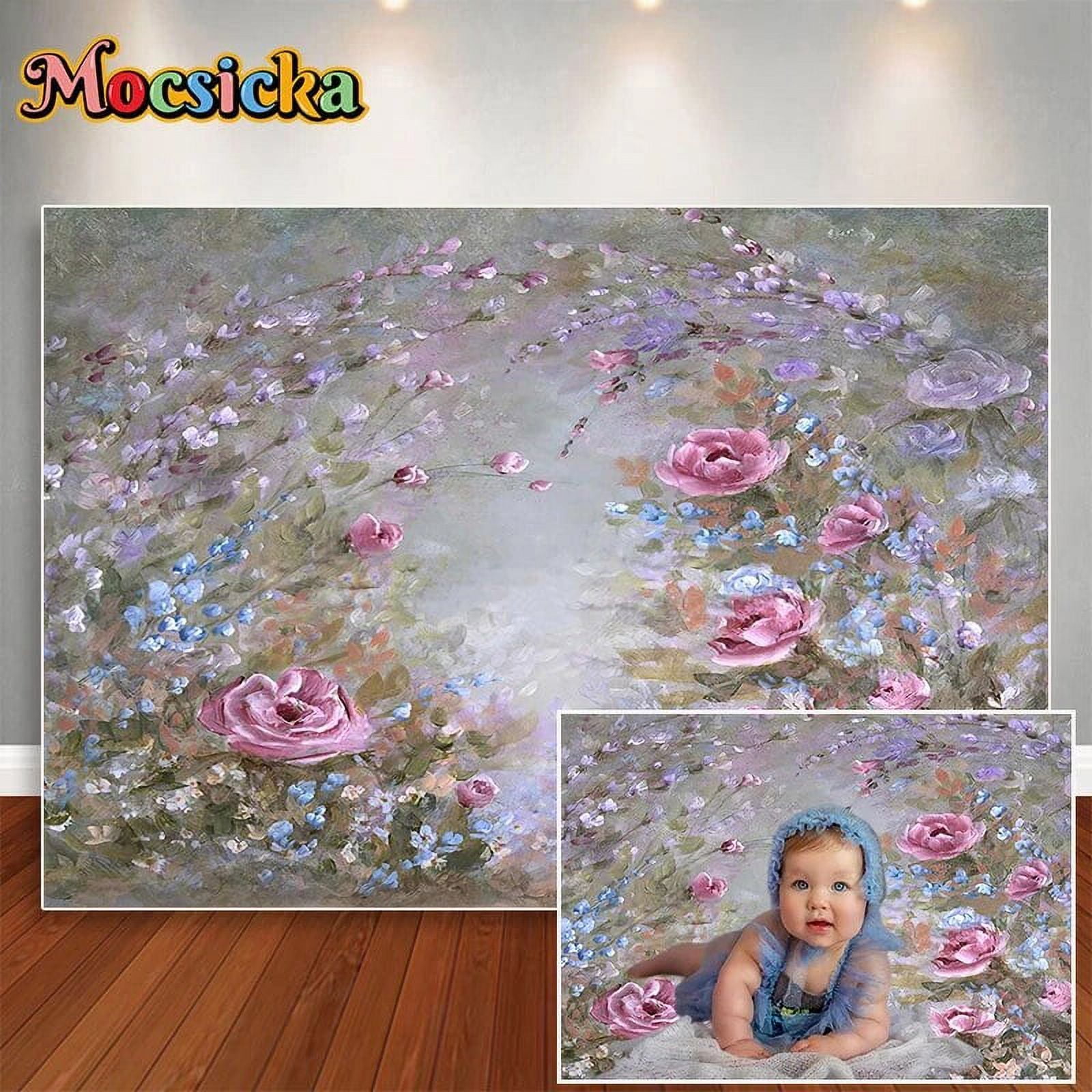 Garden Photography Backdrop Spring Scenes Pregnant Woman Kids Artistic ...