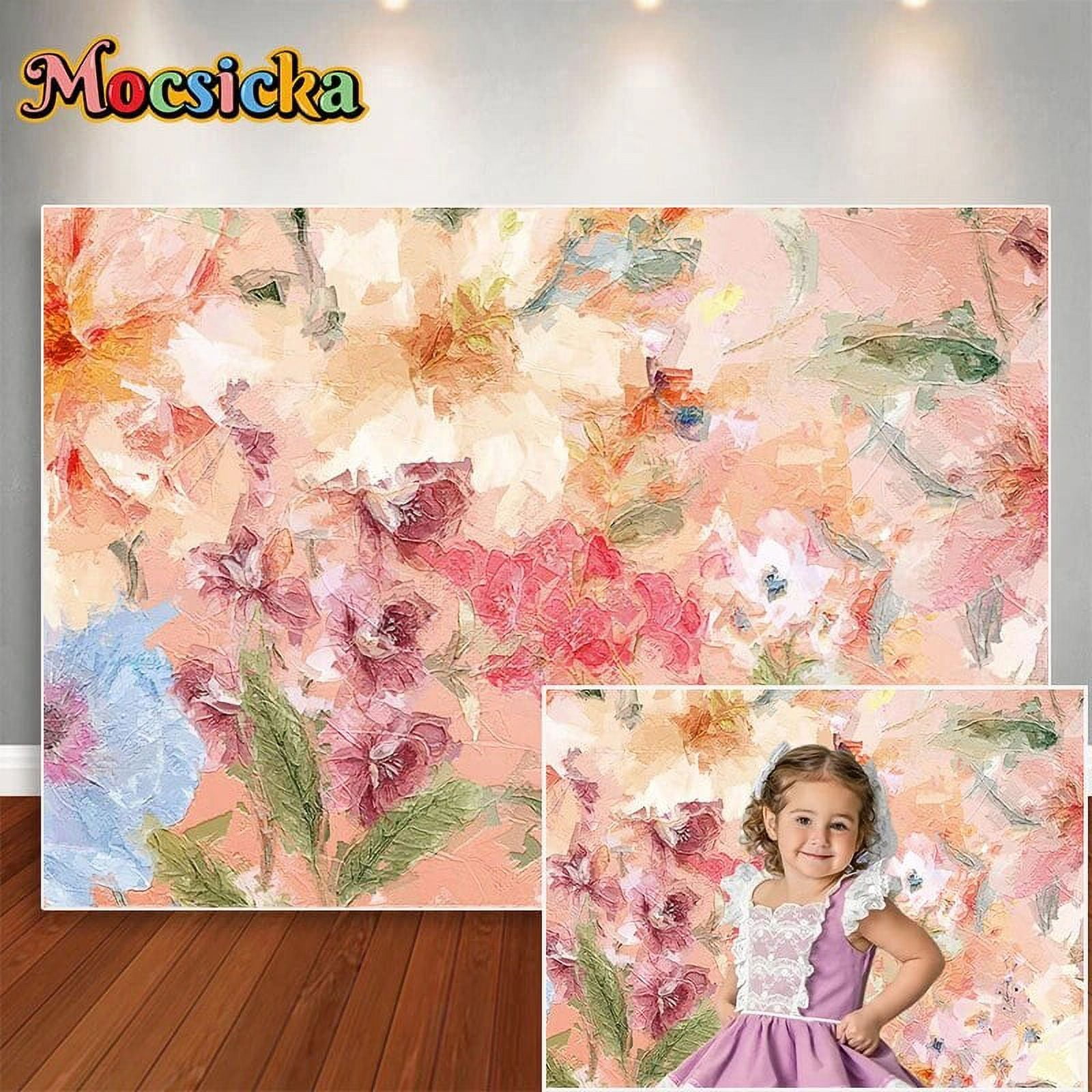 Garden Photography Backdrop Spring Scenes Pregnant Woman Kids Artistic ...