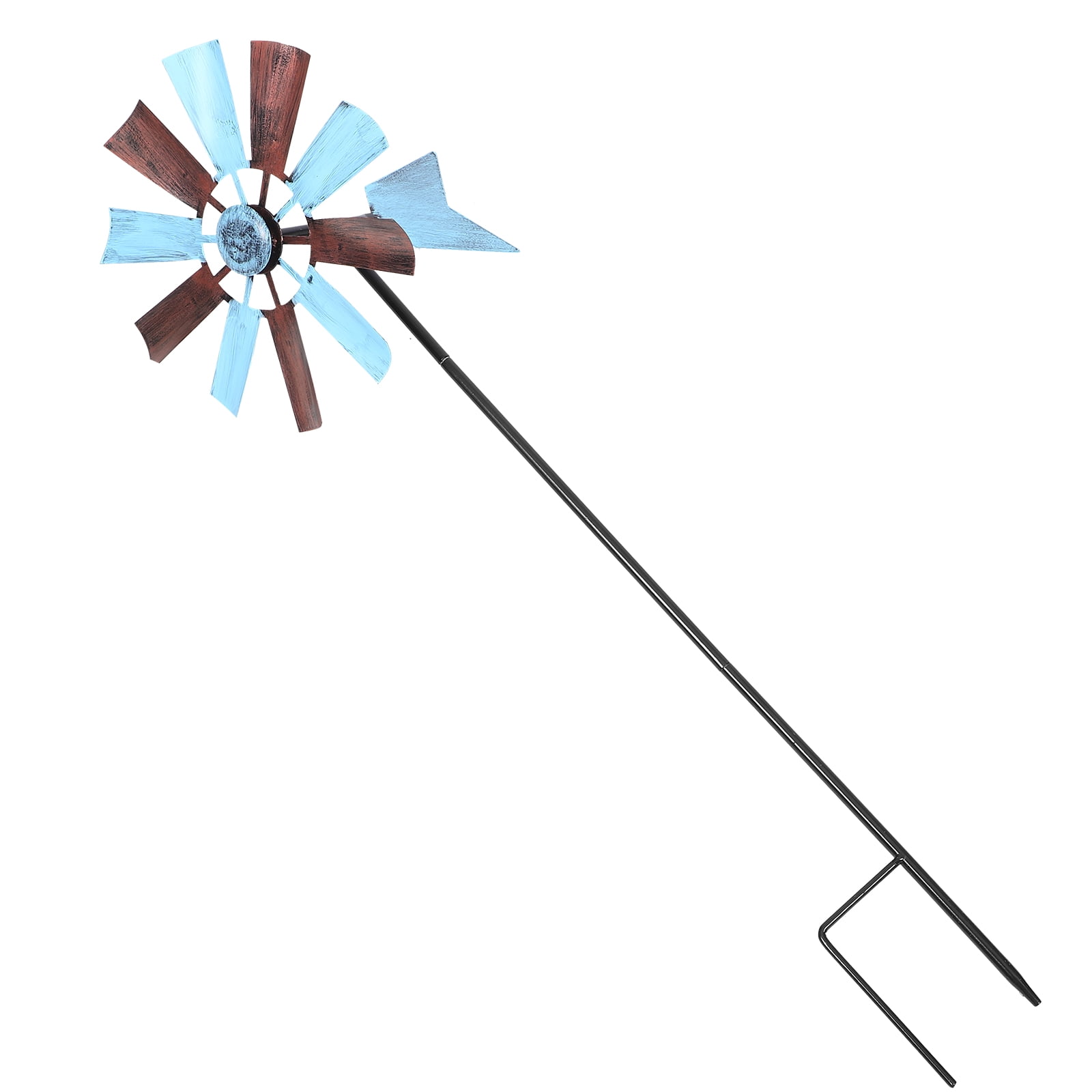 Garden Pinwheel Decoration Metal Pinwheel Decor Metal Windmill Stake ...