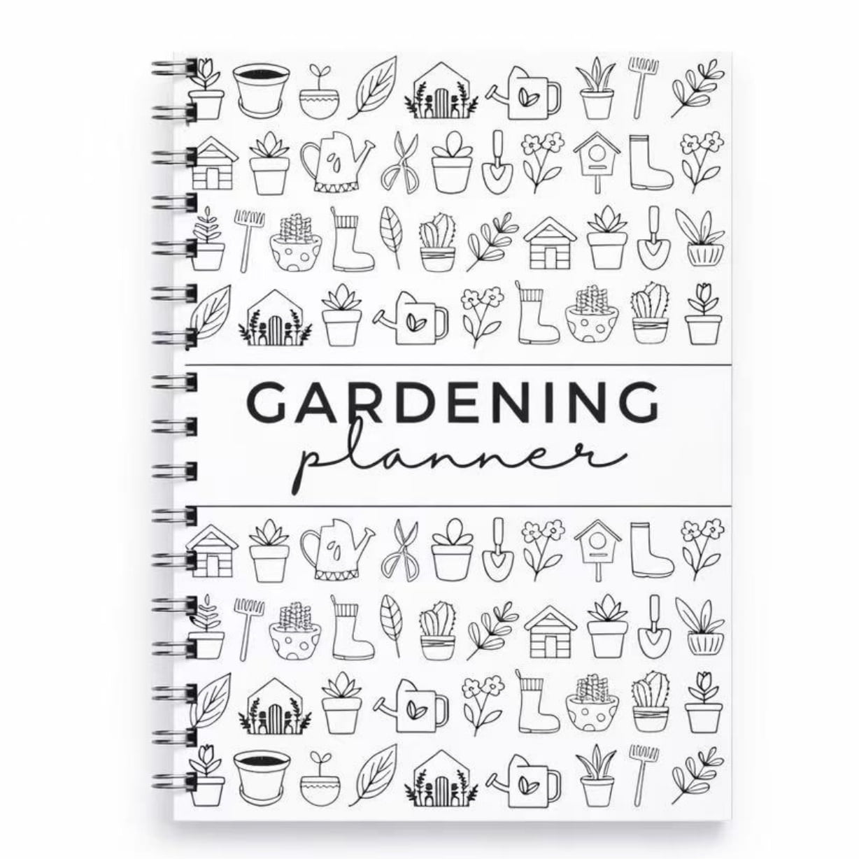 Garden Planner Journal – 8.27” x 11.22” Spiral Bound Gardening Notebook ...