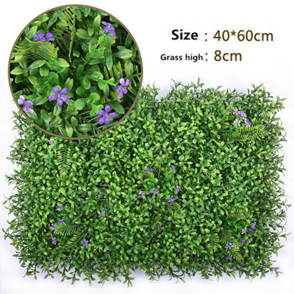 Garden Plant Fence Artificial Faux Green Leaf Privacy Screen Panels ...
