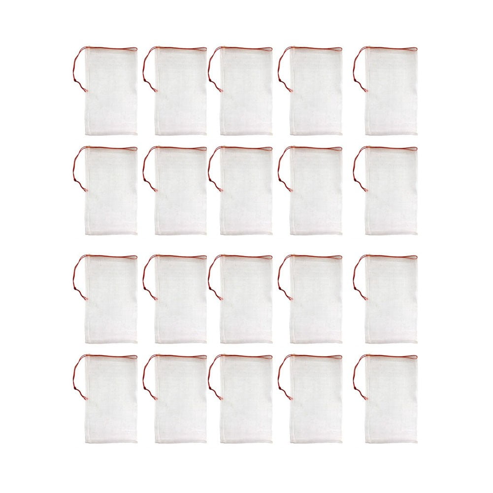 Garden Plant Fruit Protect Drawstring Net Bags Against Insects Birds ...