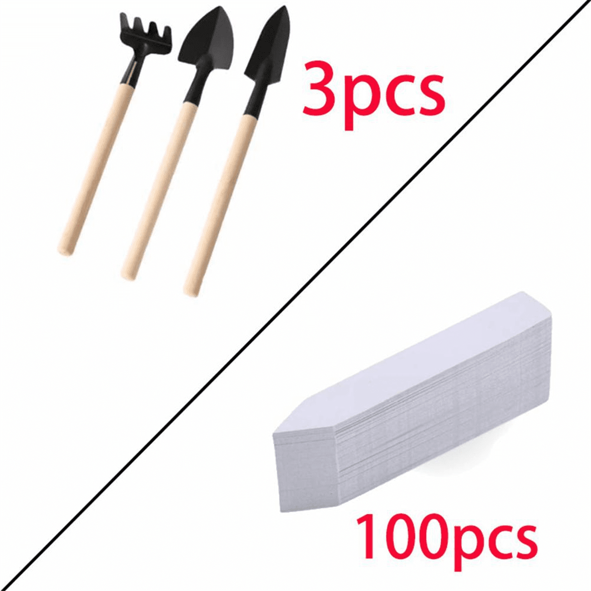 Garden Plant Label Gardening Spatula Flowerpot Plastic Plant Label ...