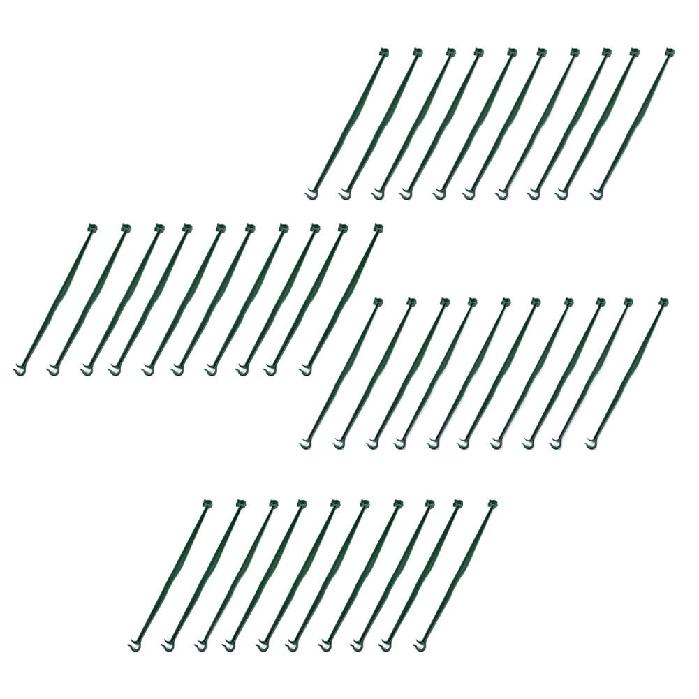Garden Plant Support Brackets 40 Pack - 32cm Sturdy Plastic Connectors ...
