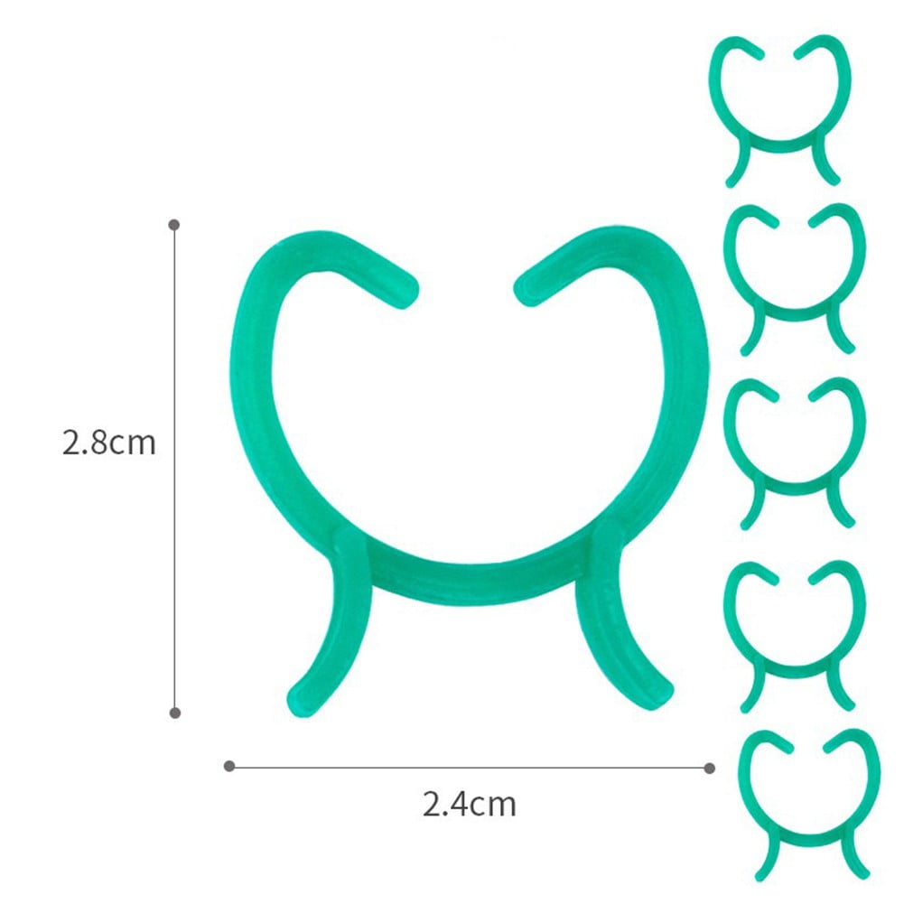 Garden Plant Support Clips, 100pcs Tomato Vine Flower Lever Loop Clamps ...