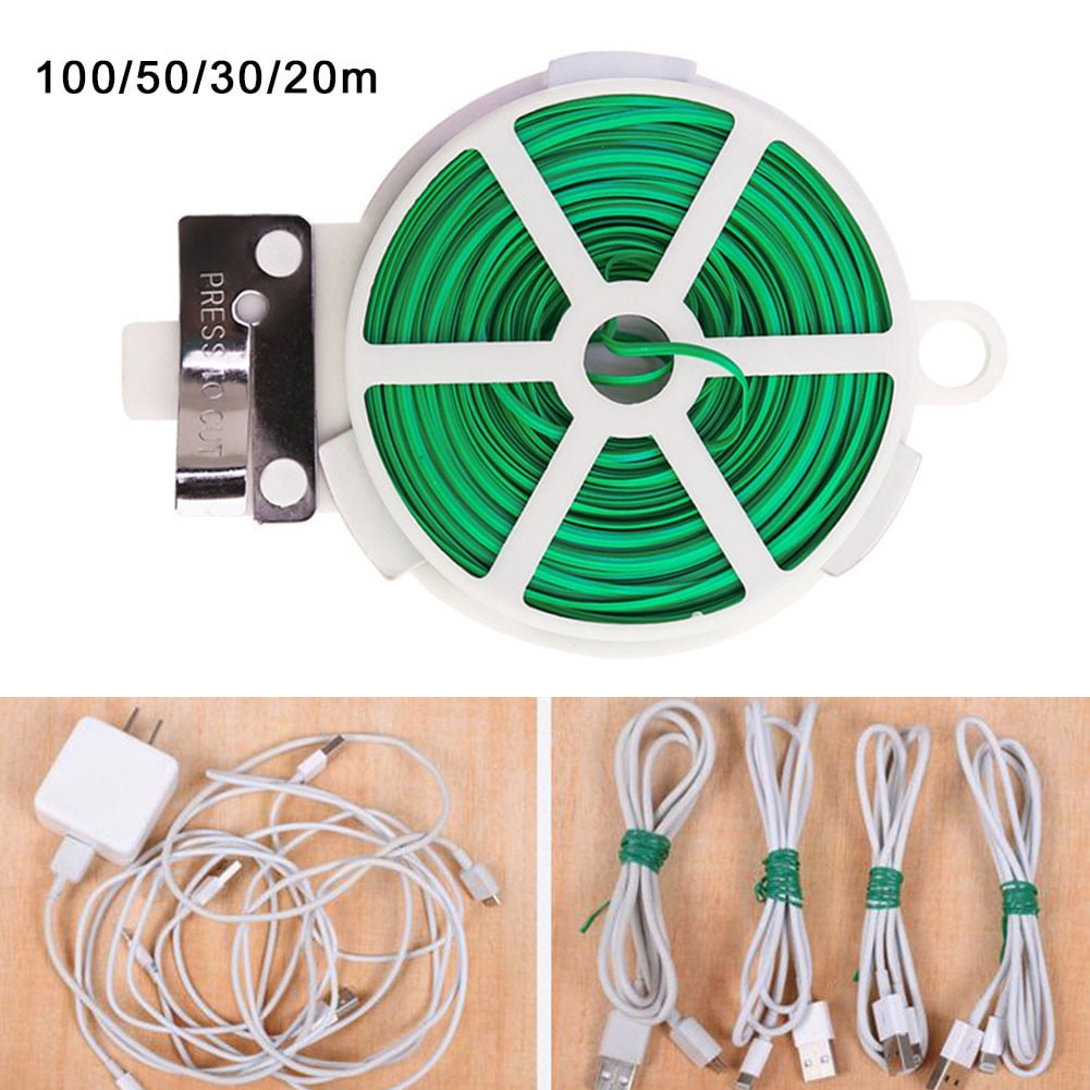 Garden Plant Ties Iron Wire Ties With Cutter for Gardening Climbing ...