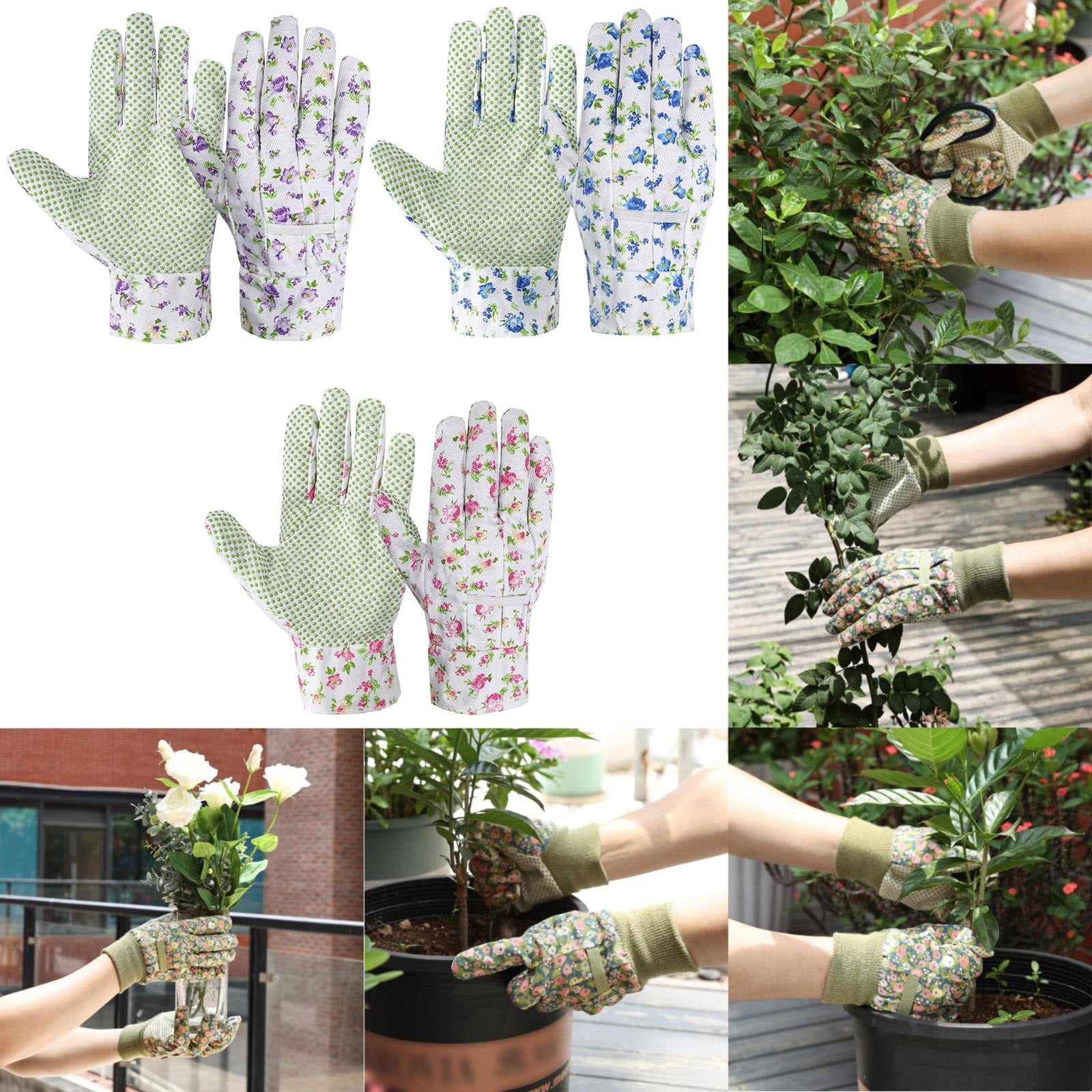 Garden Planting Gloves Pvc Bead Garden Gardening Gloves Garden Flower ...