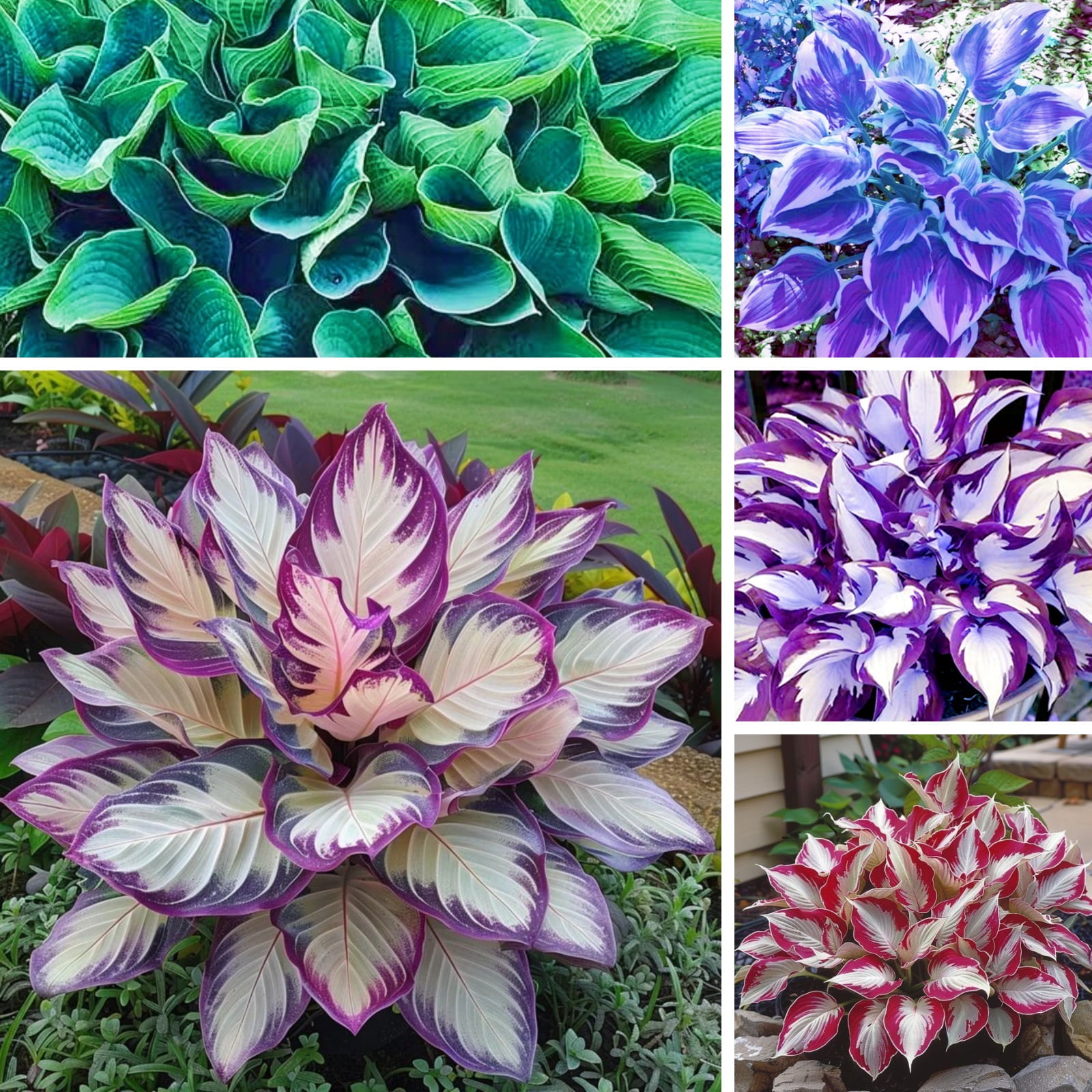 Garden Planting Ornaments [Hosta Mix Bulk] Hosta for Planting Courtyard ...