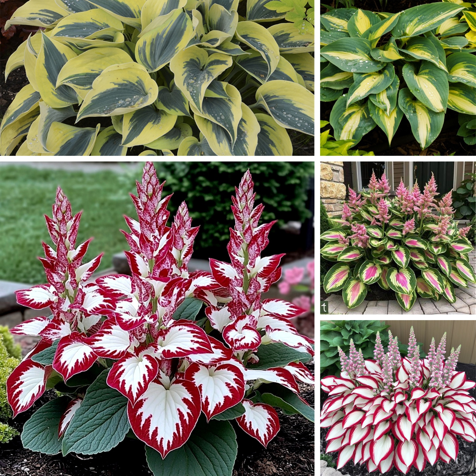 Garden Planting Ornaments [Hosta Mix Bulk] Hosta for Planting Courtyard ...