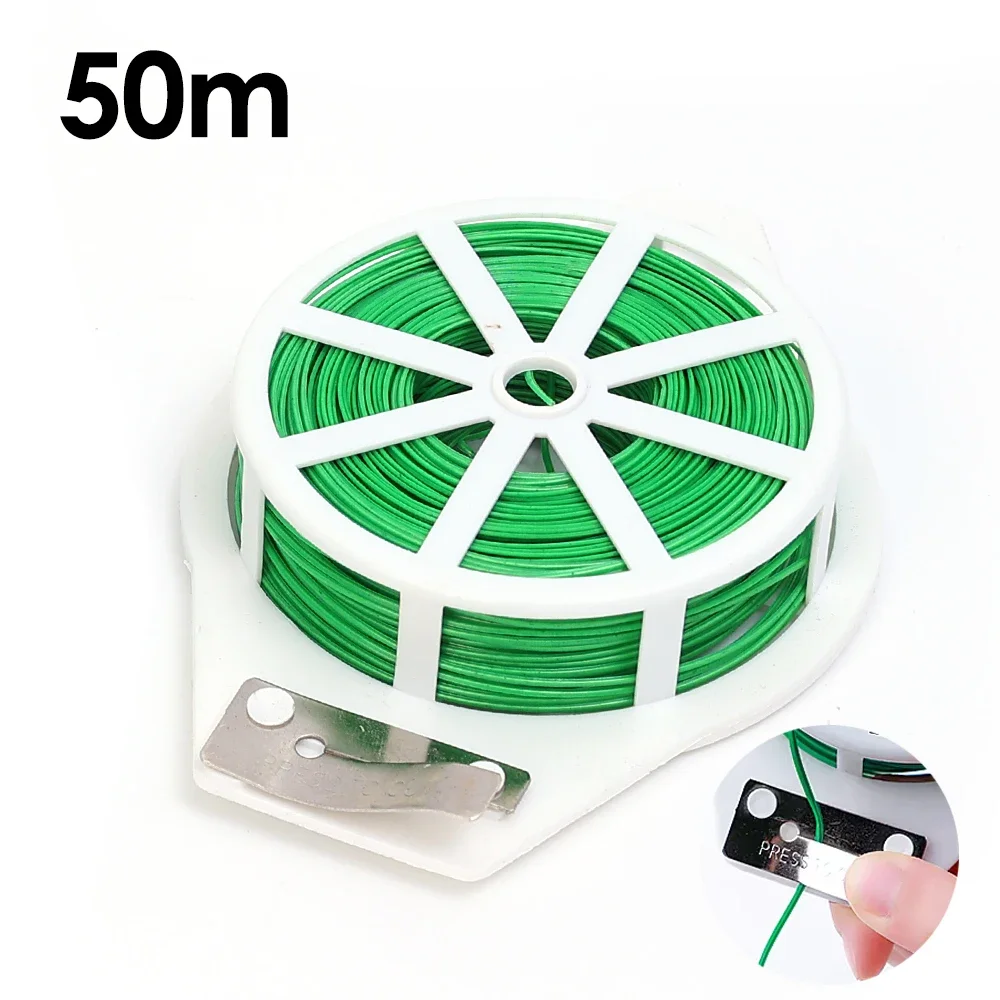 Garden Plants Strapping Iron Wire Garden Plant Tie with Cutter Plant ...