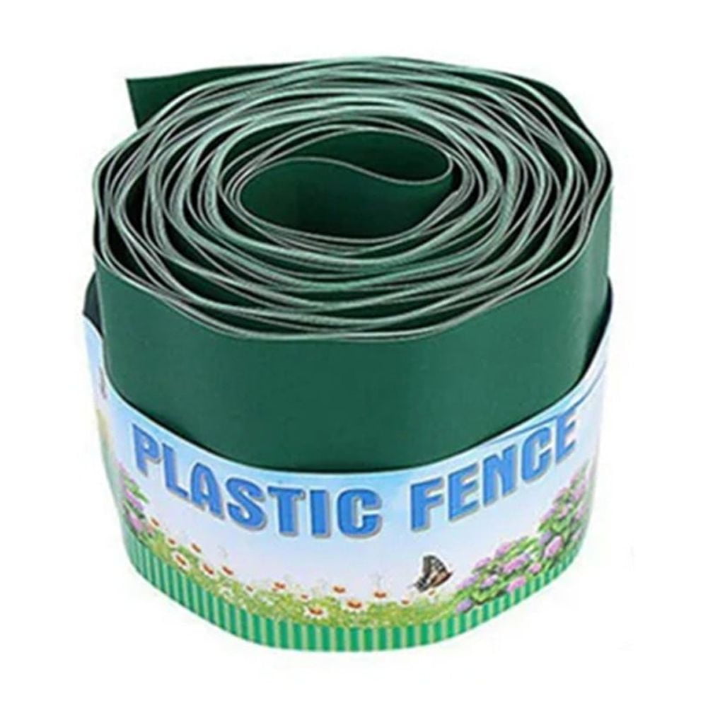 Garden Plastic Fence Plug-In Lawn Edge Barrier for Grass Separation and ...