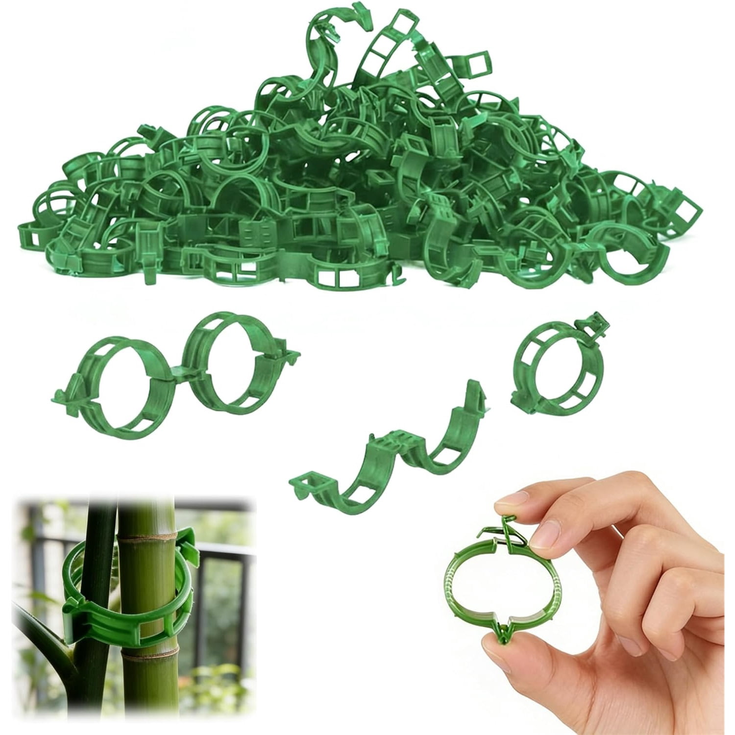 Garden Plastic Plant Fixing Clips, Reliable Trellis Clips, Great for ...