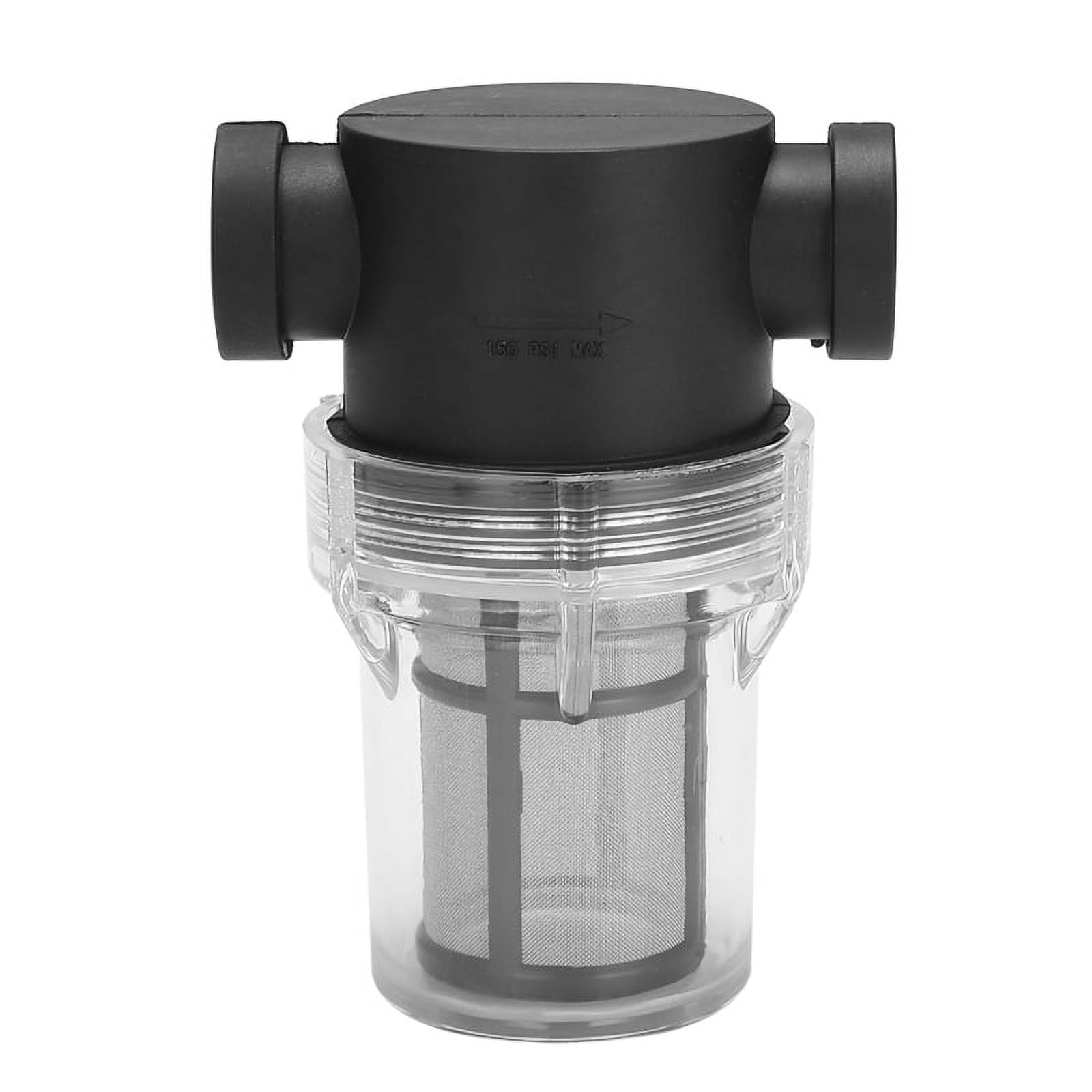 Garden Pond Inline Mesh Strainer Water Pump Filter Irrigation High Flow ...