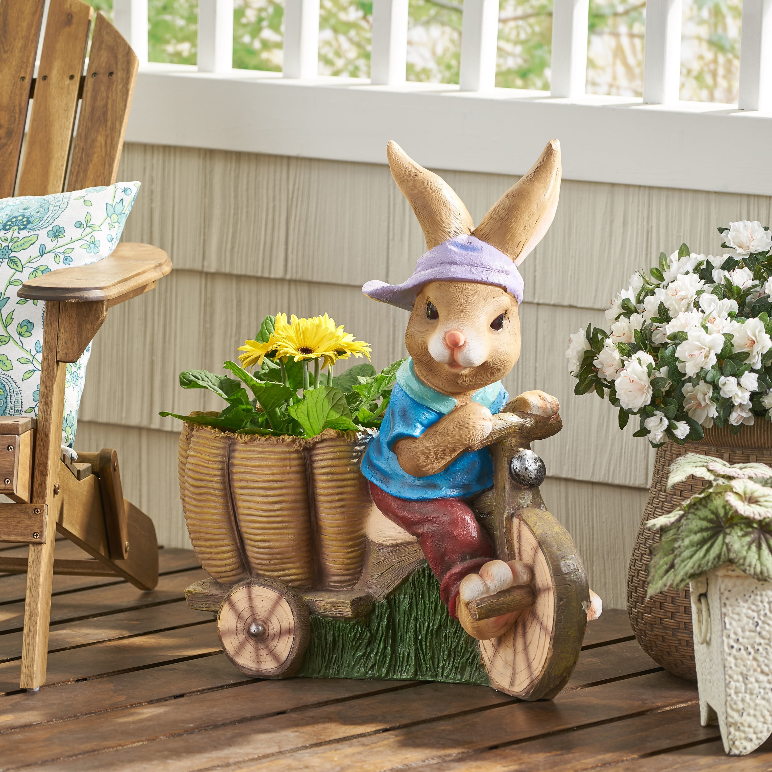 Garden Pots, MGO RABBIT PLANTER, Outdoor Planters, Garden Planters ...