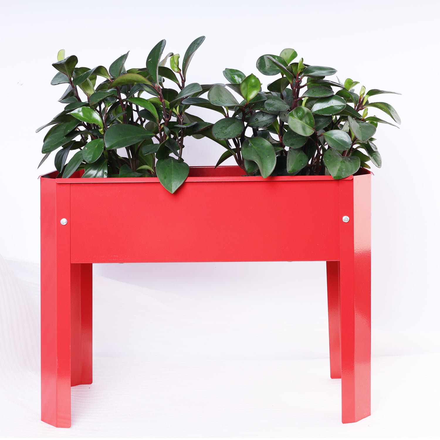 Garden Pots Mini Elevated garden bed, metal elevated outdoor flowerpot ...