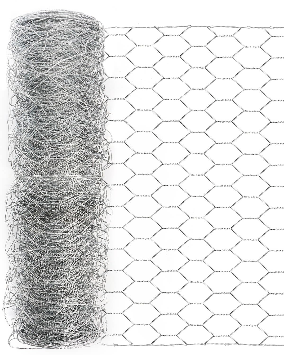 Garden Poultry Chicken Wire Netting - 60 '' × 20 ' Garden Fence Animal ...