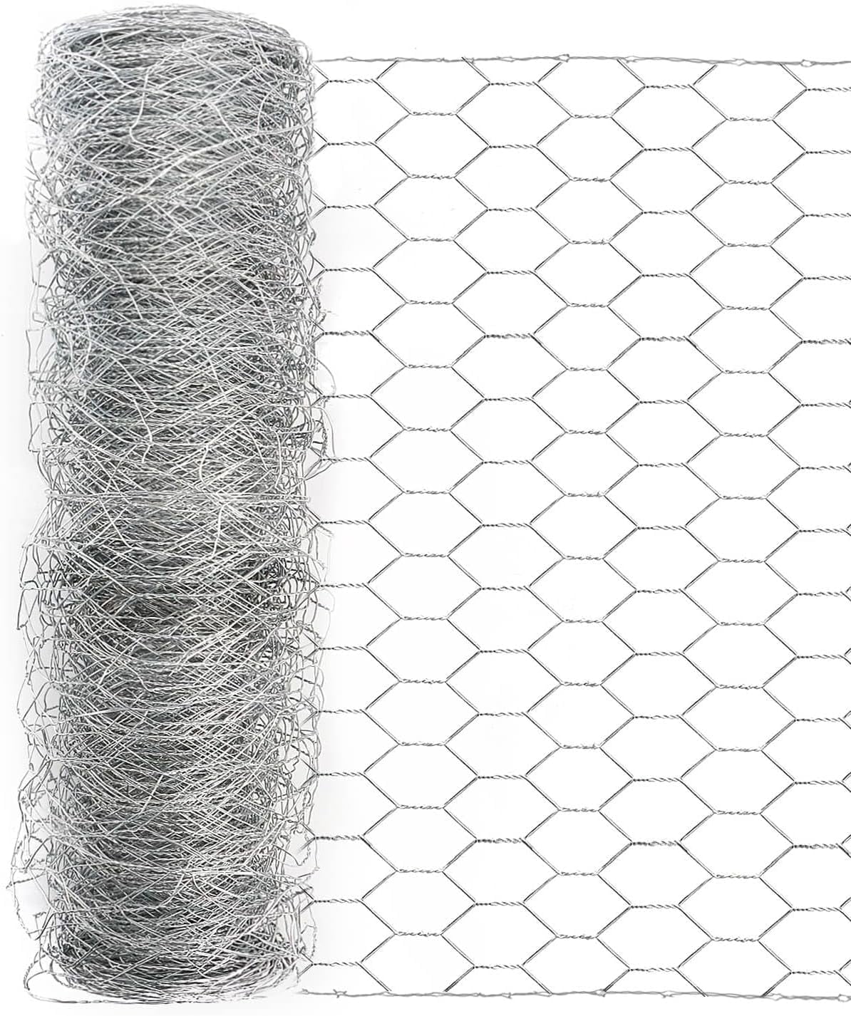 Garden Poultry Chicken Wire Netting - Garden Fence Animal Barrier ...