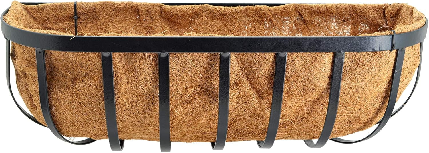 Garden Products 1529 Solstice Series Wall Trough Planter, 24-Inch ...