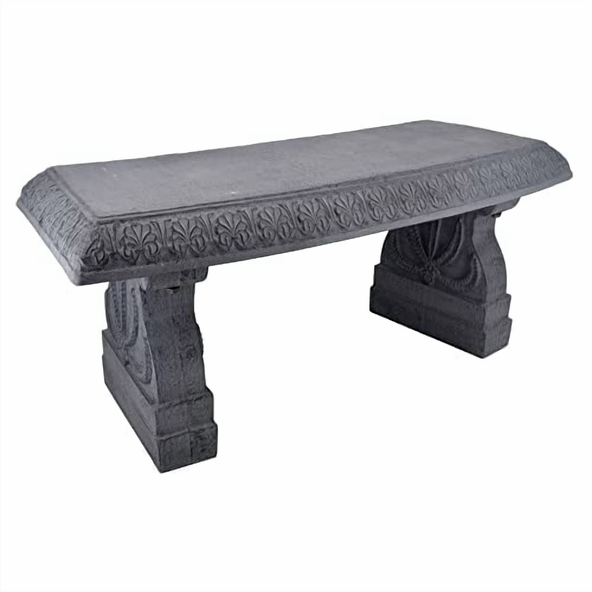 Garden Products BE02 Fiberclay Garden, Outdoor Bench, Patio Seating for Front Porch Park Outside ...