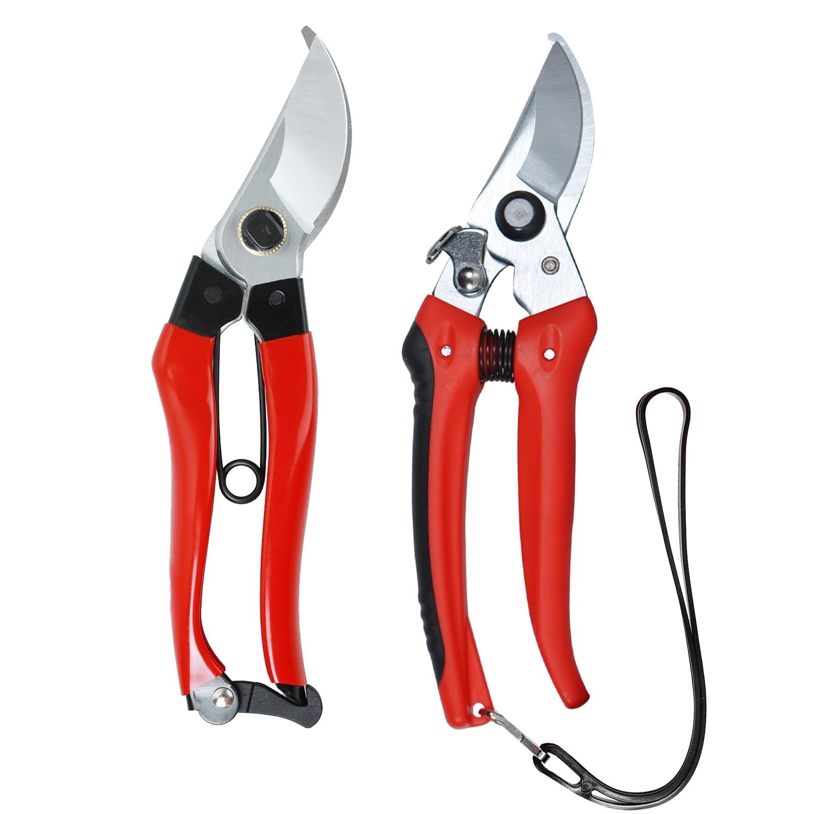 Garden Pruning Shears 3 Pack, 2 Bypass Pruners 1 Pruning Snip, Straight ...