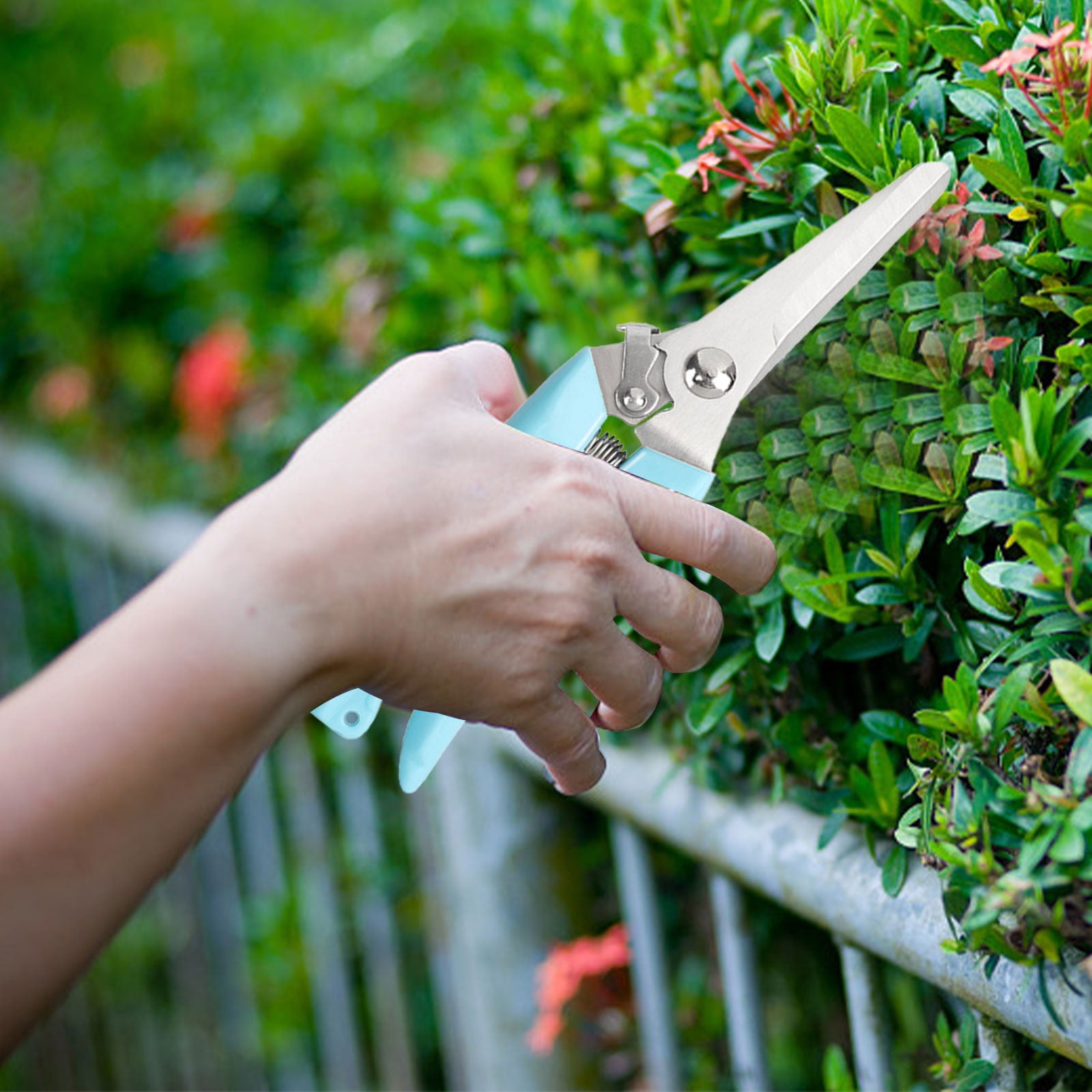 Garden Pruning Shears Stainless Steel Blades Handheld Pruners Premium ...