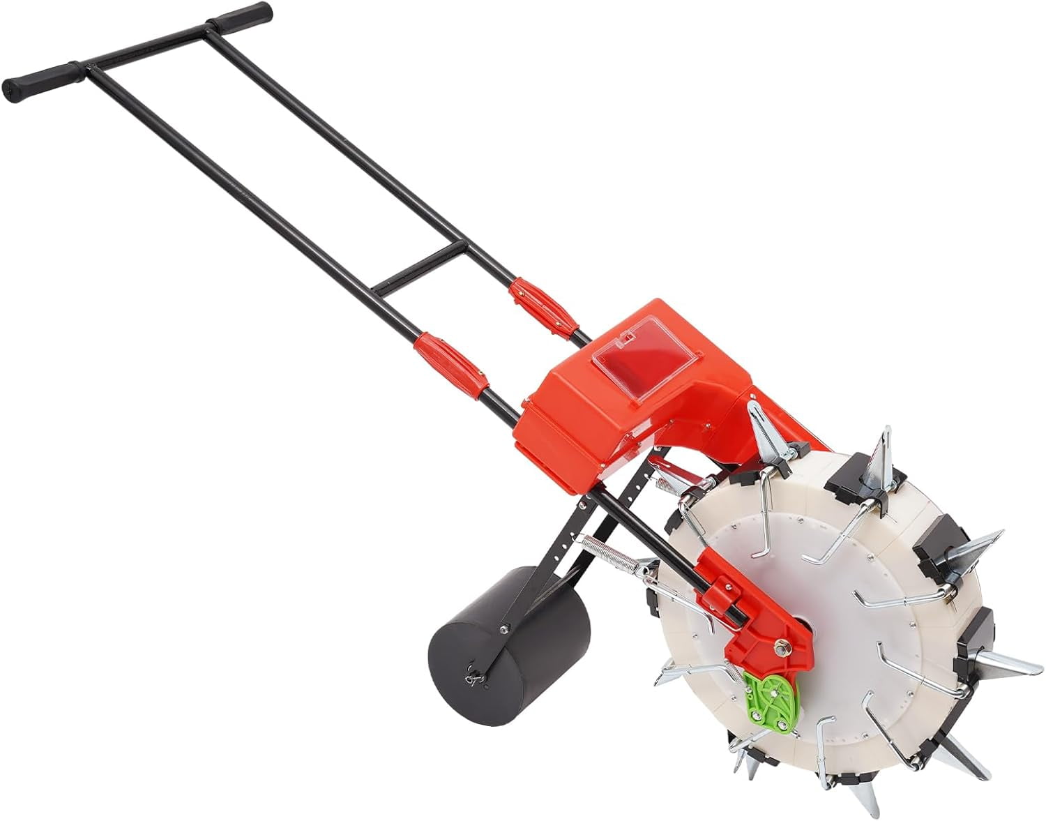 Garden Push Seeder, 10 Nozzles Hand Push Garden Seeder Roll, Manual ...