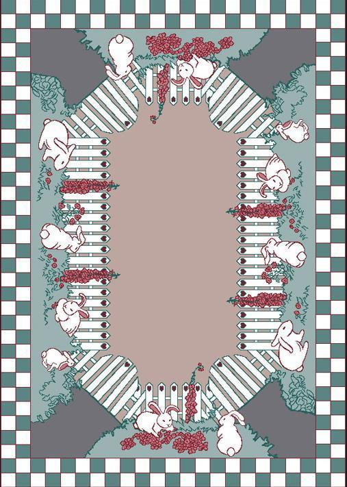 Garden Rabbits Throw 46x67 Inch Woven Throw - Walmart.com