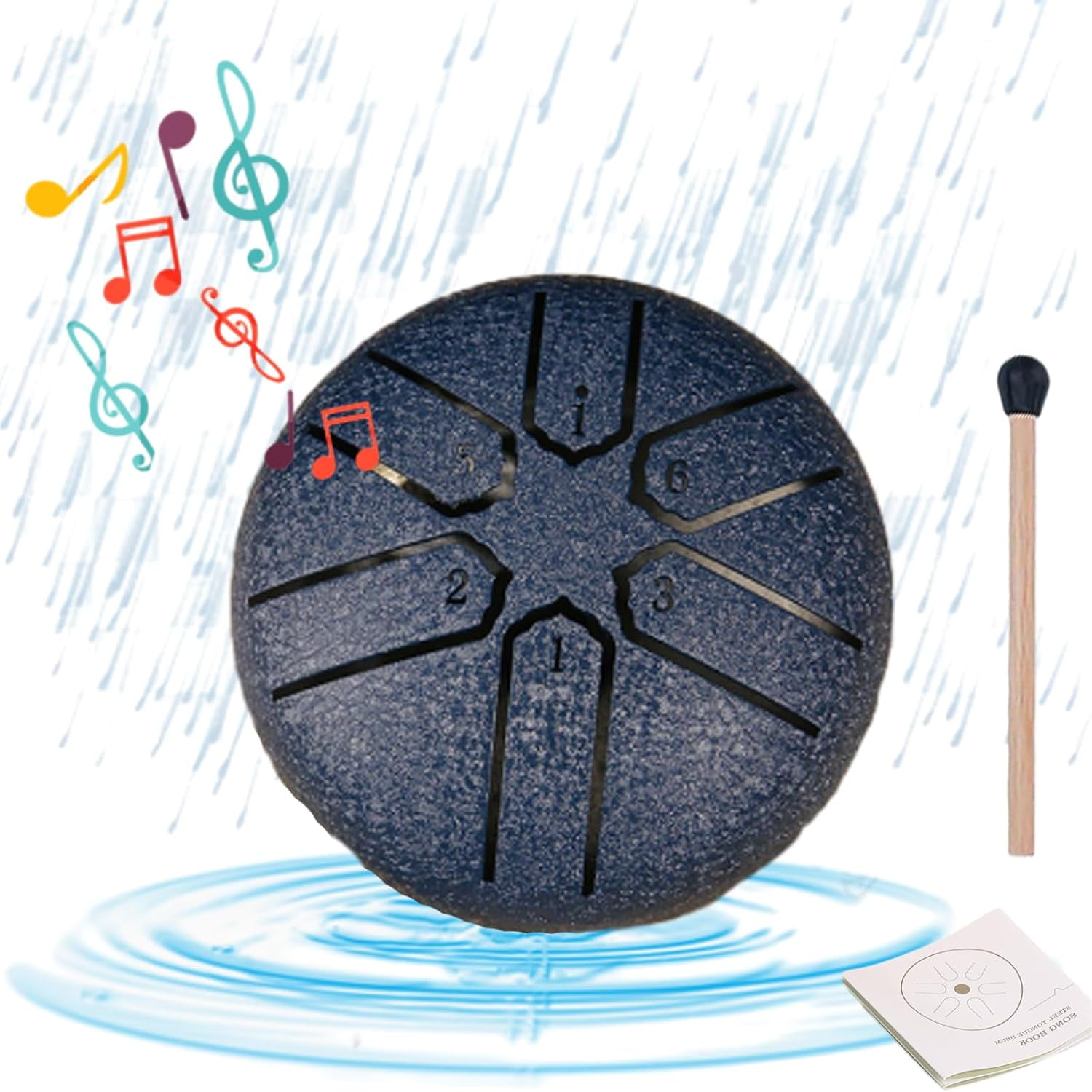 Garden Rain Drum for Outside,Outdoor Rain Drum Instrument Waterproof,6 ...
