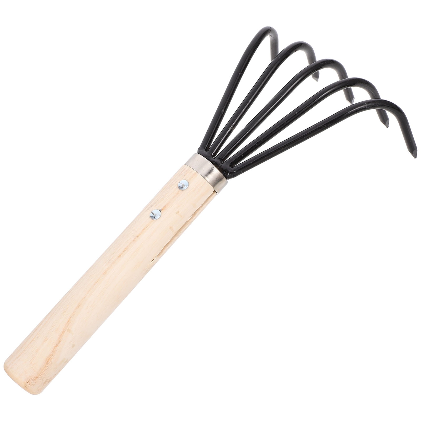 Garden Rake Rakes Household Oyster Clams Wood Stainless Steel 25.50X11 ...