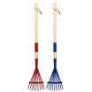 Suncast 24 in. Telescoping Leaf and Landscaping Plastic Garden Rake ...