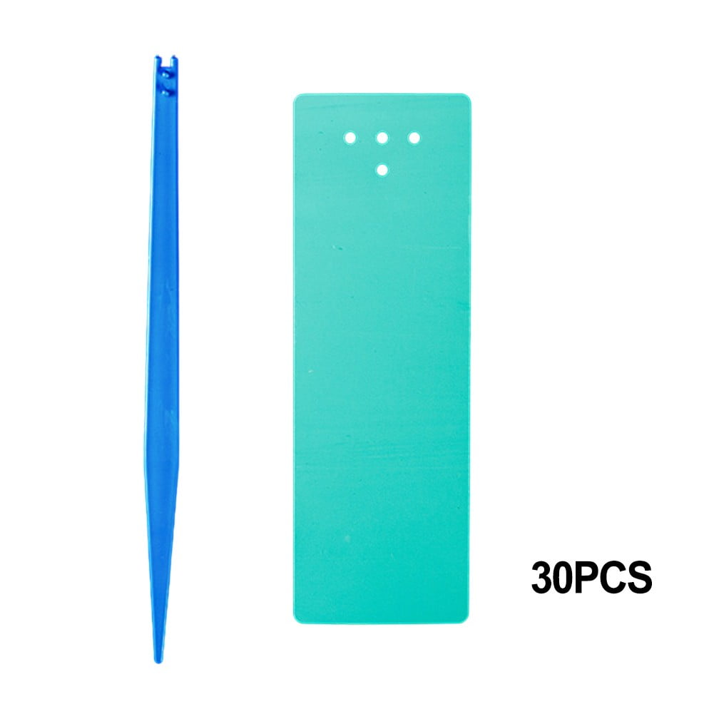 Garden Re-usable Plastic Plant Labels Sign Tags Waterproof Markers ...