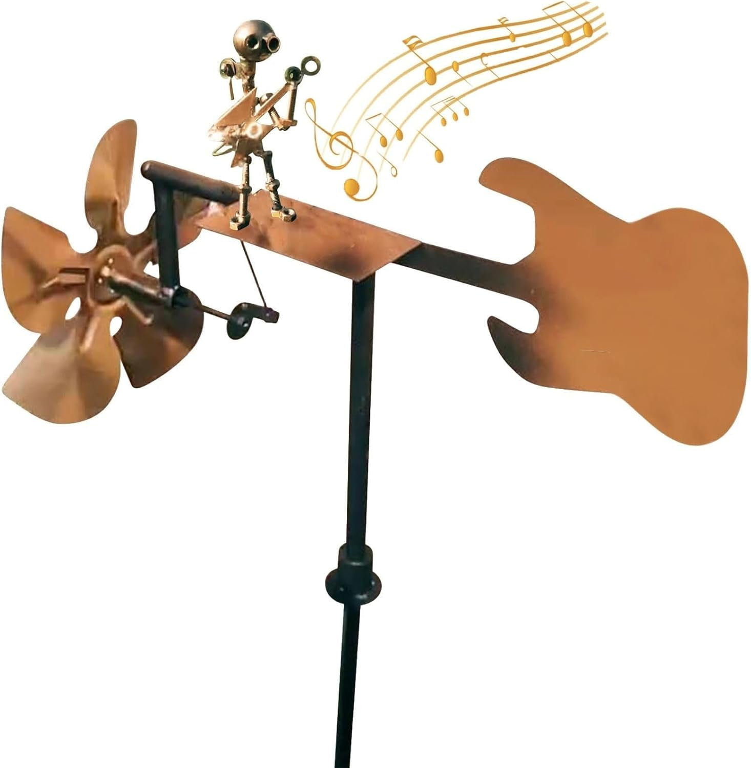 Garden Rock Band Windmill, Handmade Metal Drummer Windmill, Metal ...