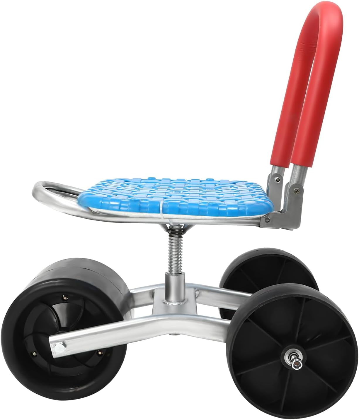 Garden Rolling Work Seat, Garden Cart Rolling Stool with 3 Wheels ...