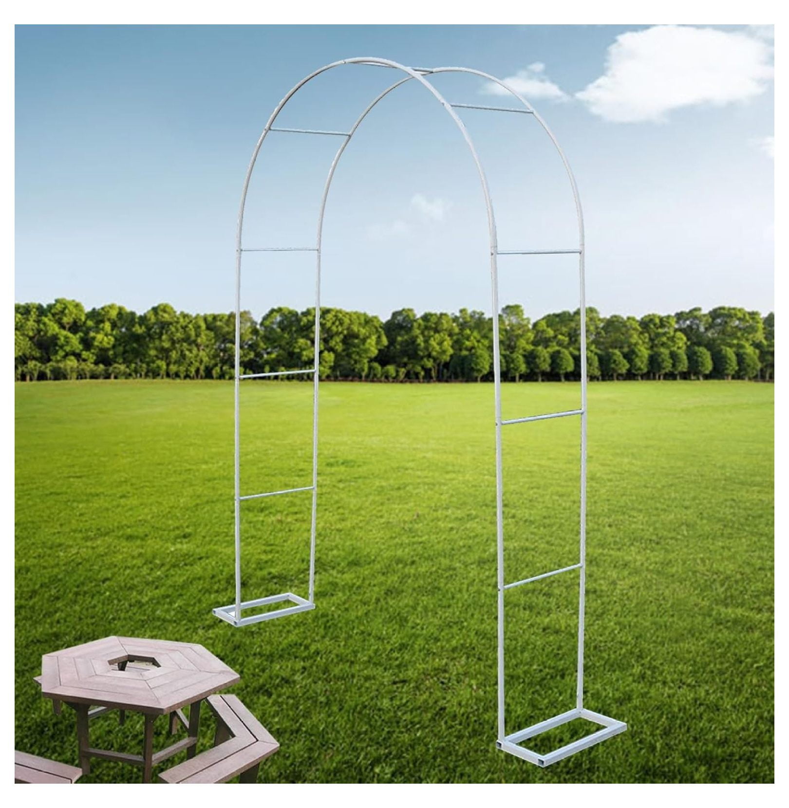 Garden Rose Arch, Iron Art Garden Arbor, Garden Arches for Climbing ...