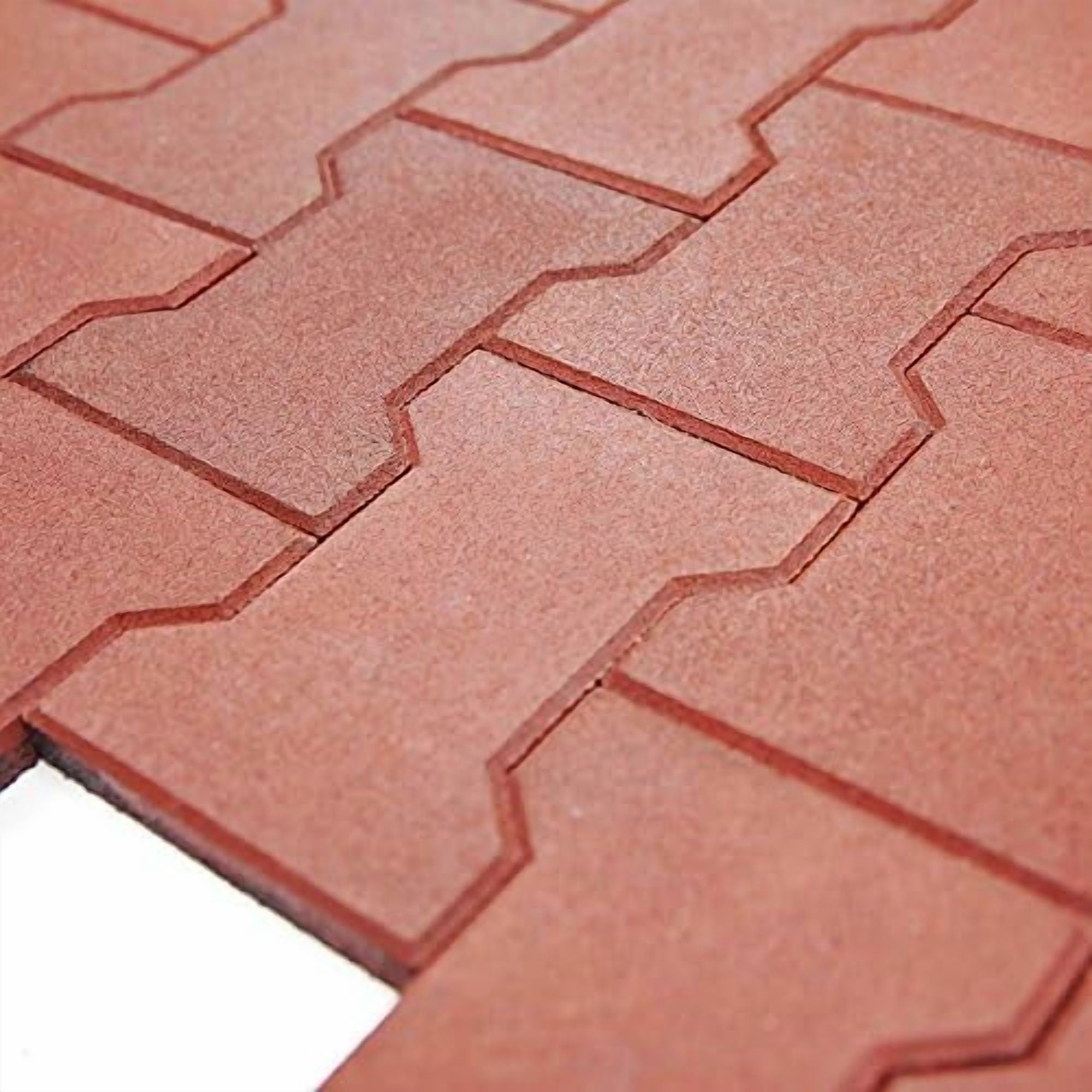 Garden Rubber Paver 3/4 Inch Thick for Patio and Garden Safety Rubber ...