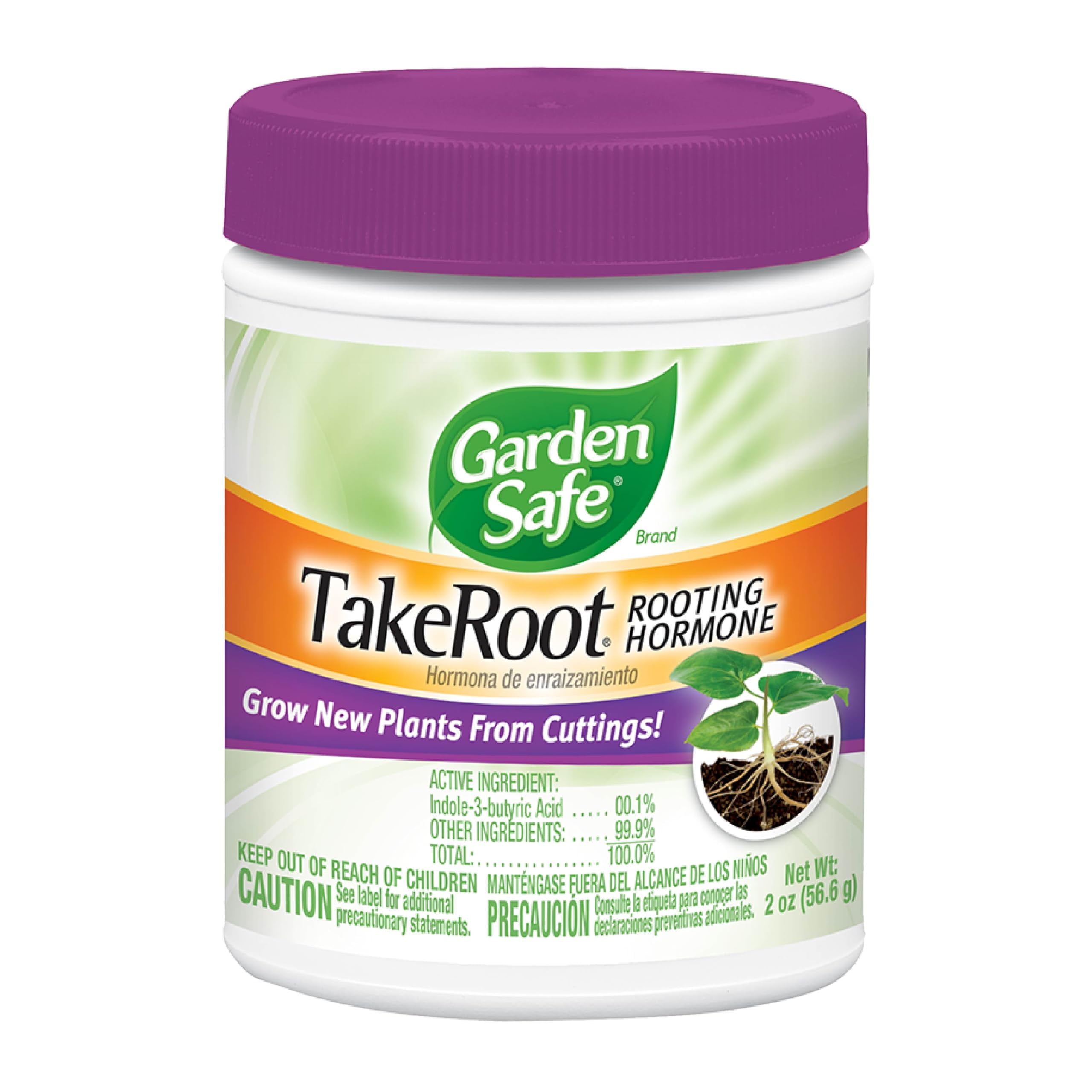 Garden Safe Brand TakeRoot JKF25 Rooting Hormone, 2 Count, Powder Helps ...
