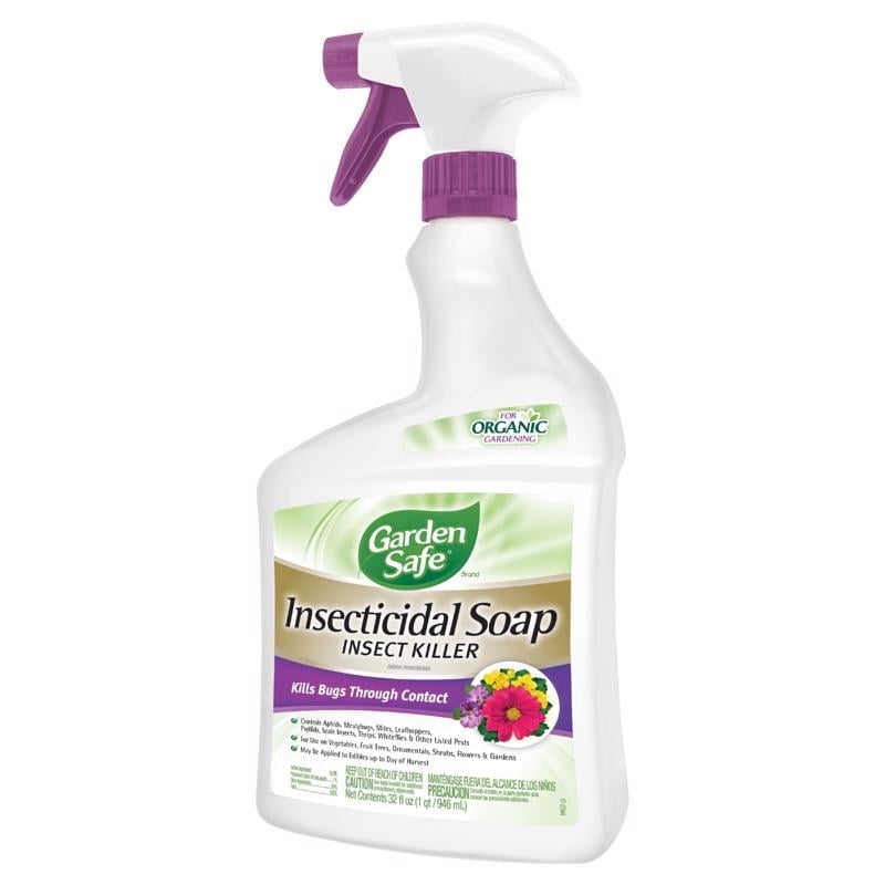 Garden Safe Organic Insect Killing Soap Spray 32 oz - Walmart.com