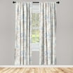 Floral Window Curtains, Minimal Retro Autumn Romantic Daily Like ...