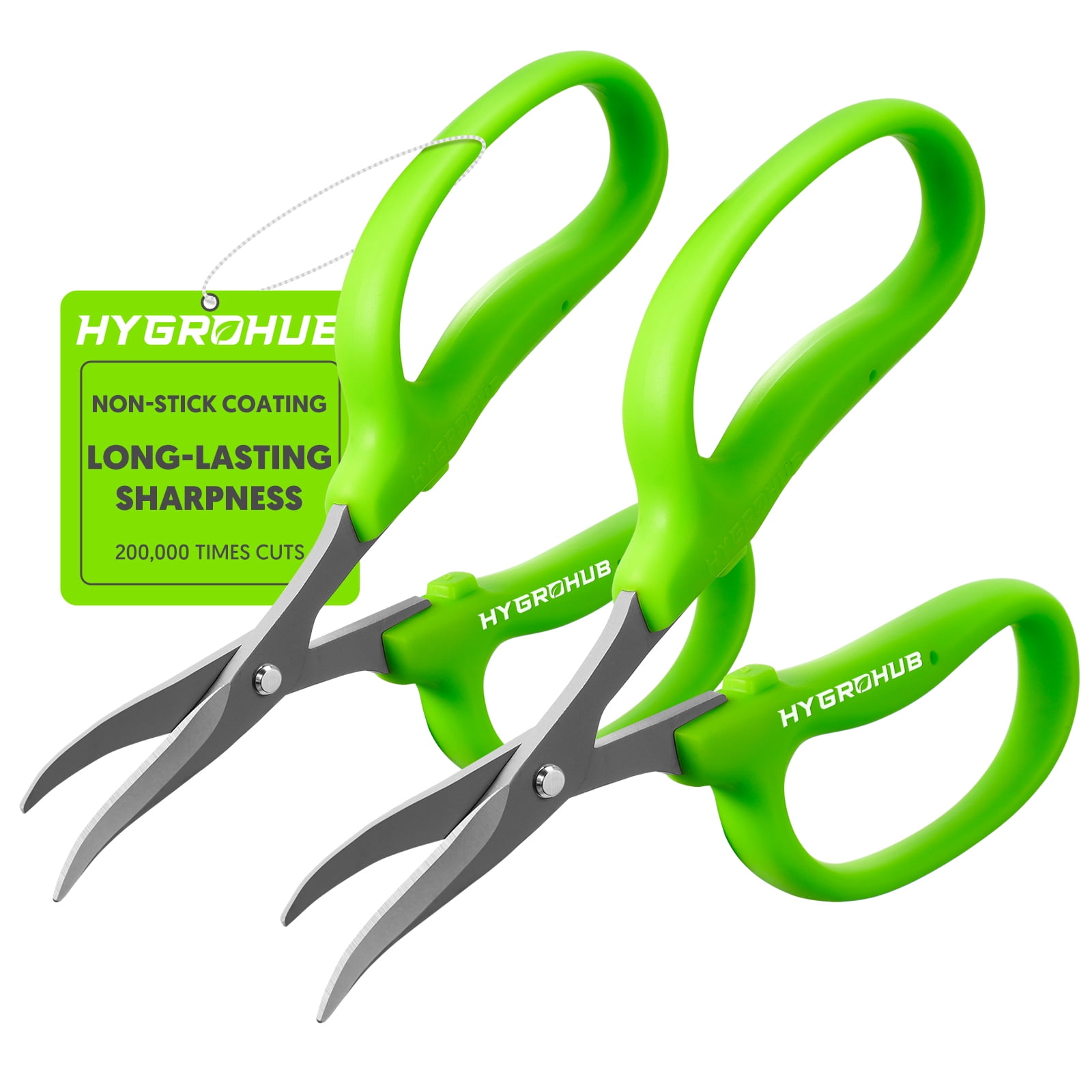 6-Inch Pruning Shears Snips with Non-Stick Coated Steel Blades ...
