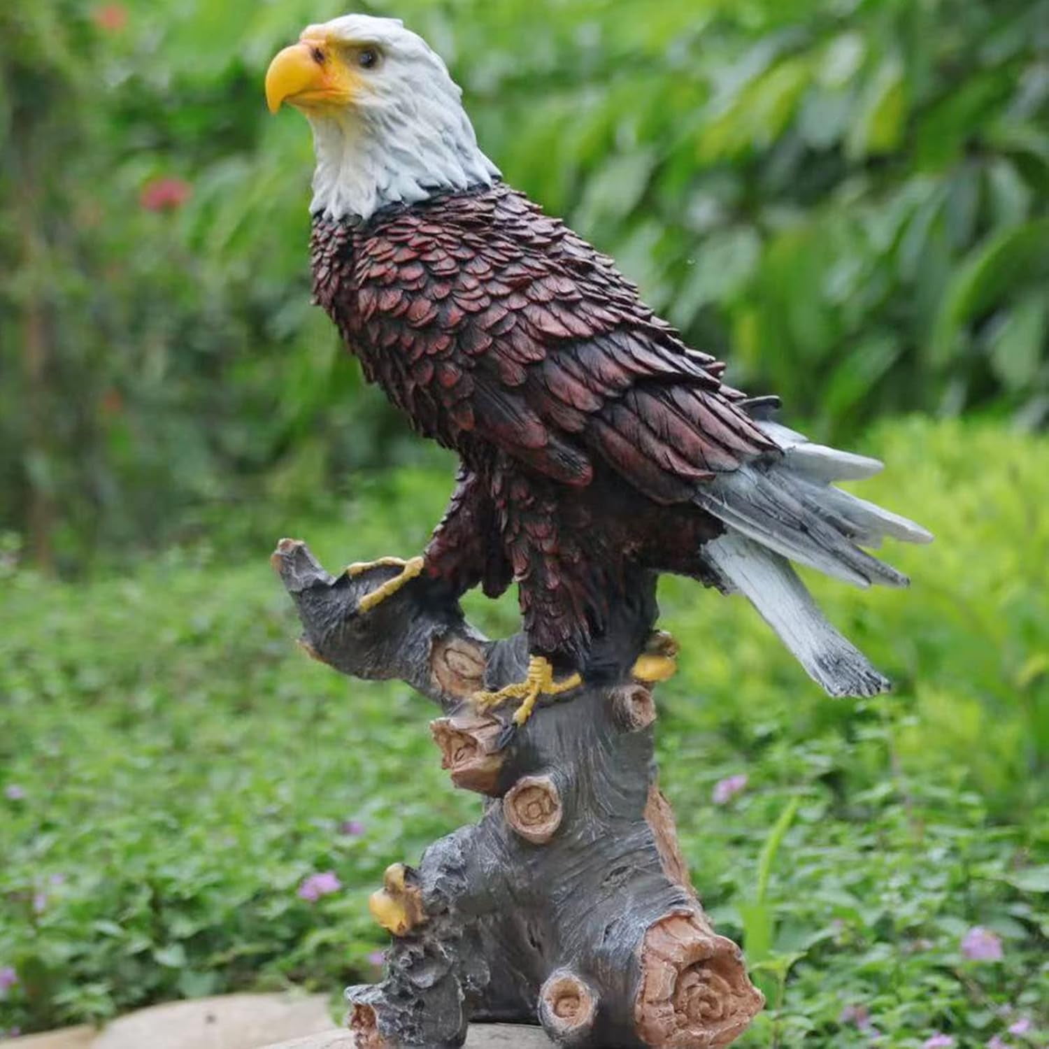 Garden Sculpture & Statue Flight of Freedom American Bald Eagle Hanging ...