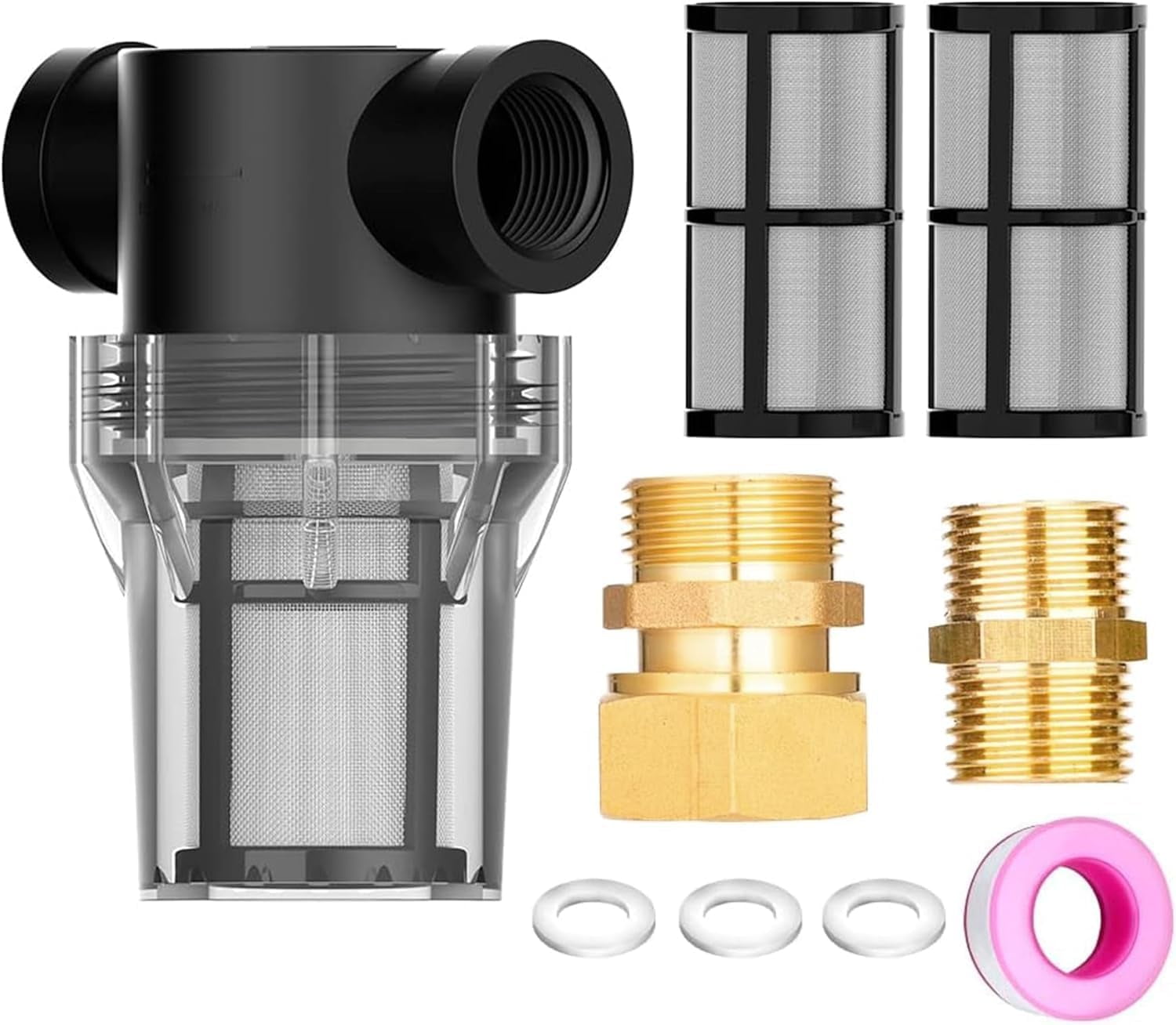 Garden Sediment Filter Premium Leakproof 1 Inch Raw Water Strainer for ...