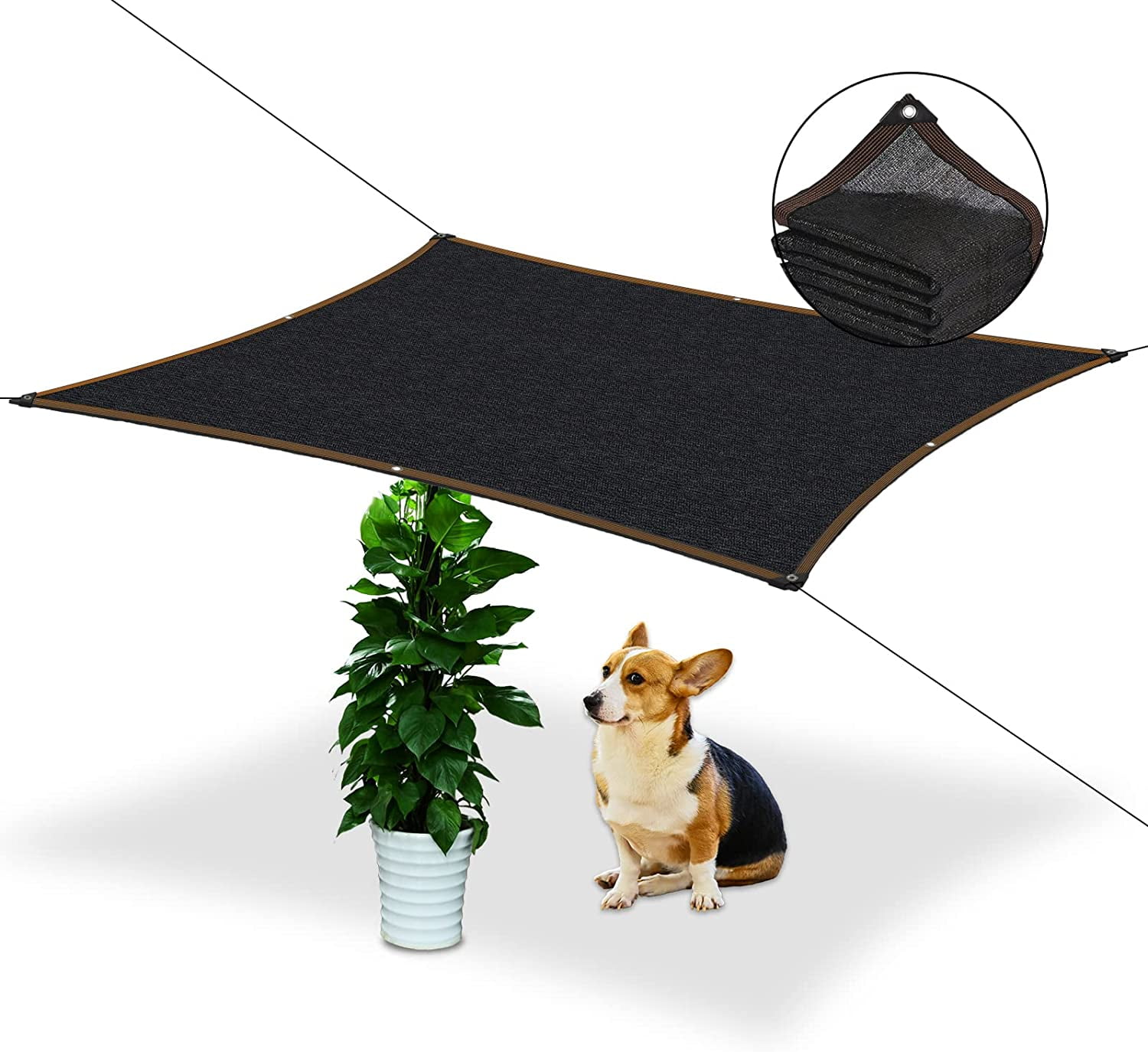 Garden - Shade Cloth - for Plants Heat Protection 10'x10', 70% ...