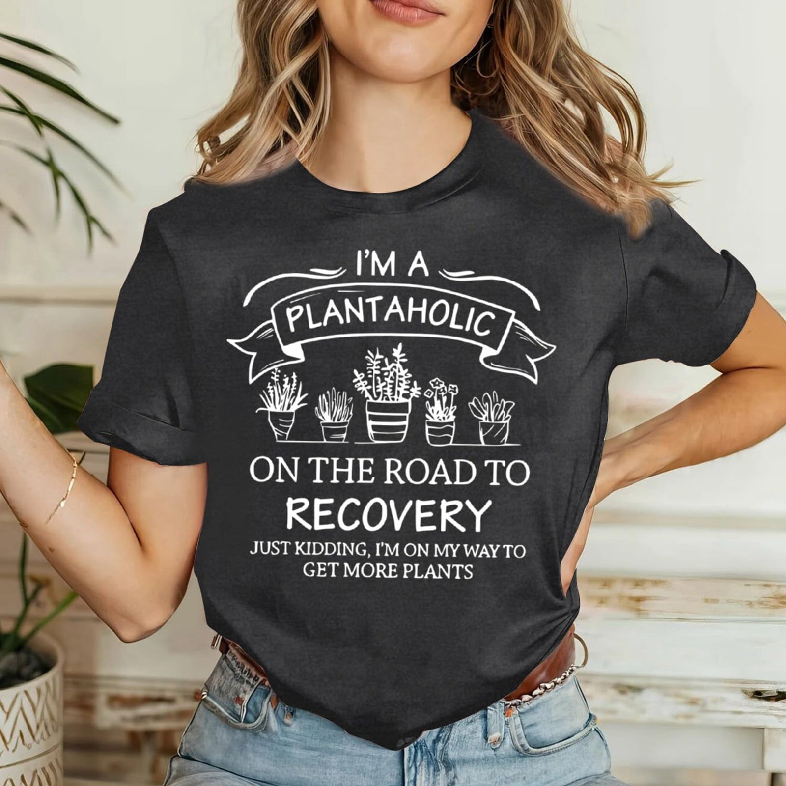 Garden Shirt for Women Gardening Tshirt Gardener Tee Top Lover Short ...