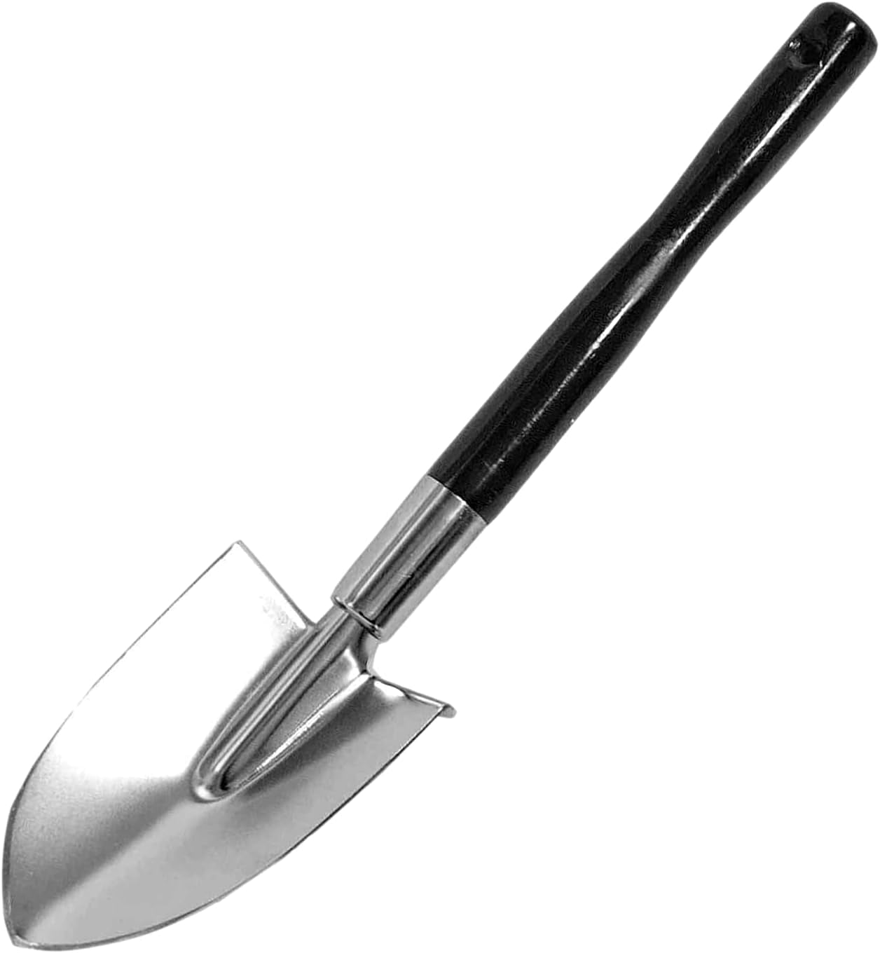 Garden Shovel Hand Long Handle 18-1/2" Heavy Duty Japanese Steel Wood ...