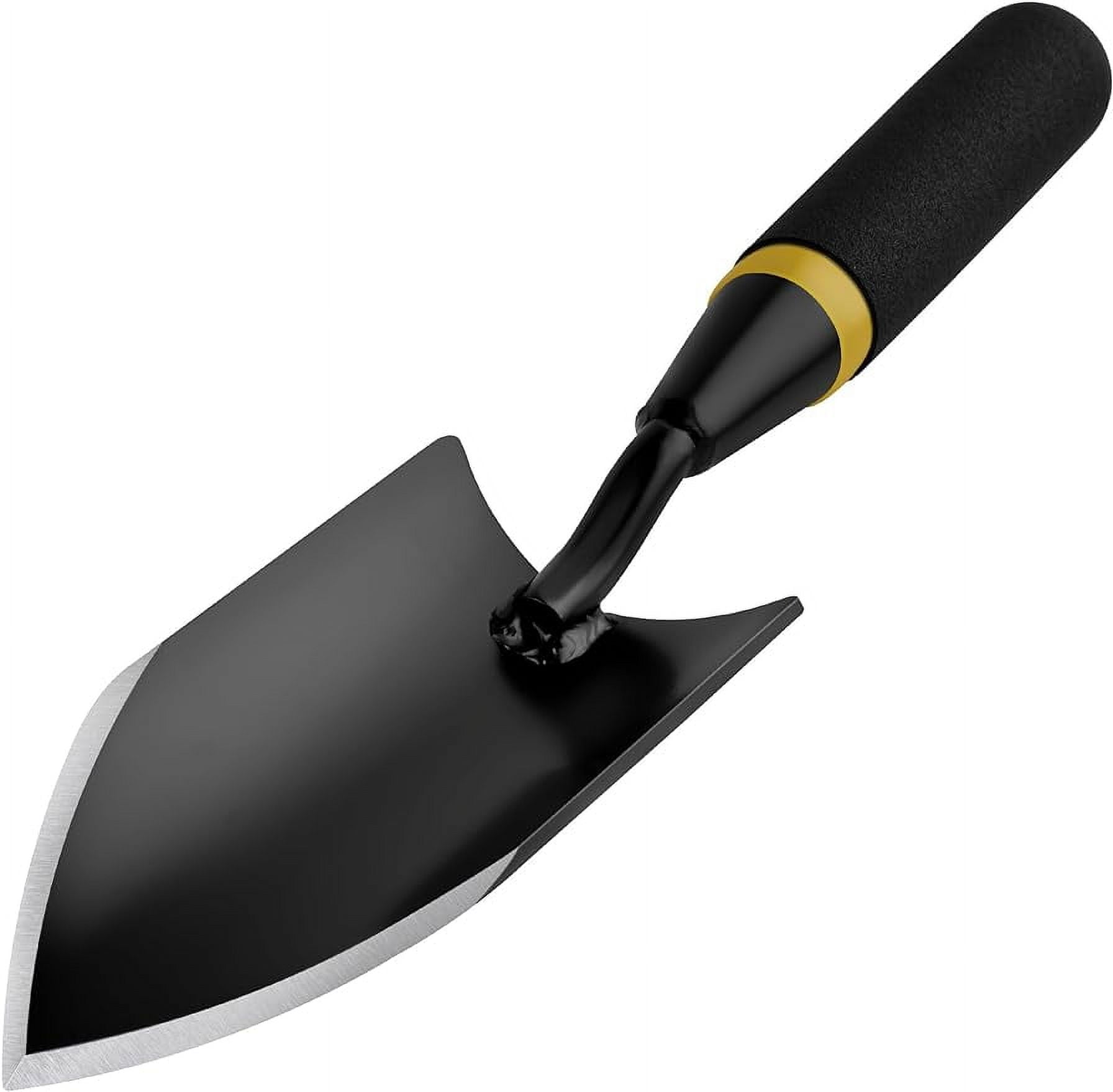 Garden Shovel - Heavy Duty Gardening Hand Trowel, Carbon Steel Garden ...